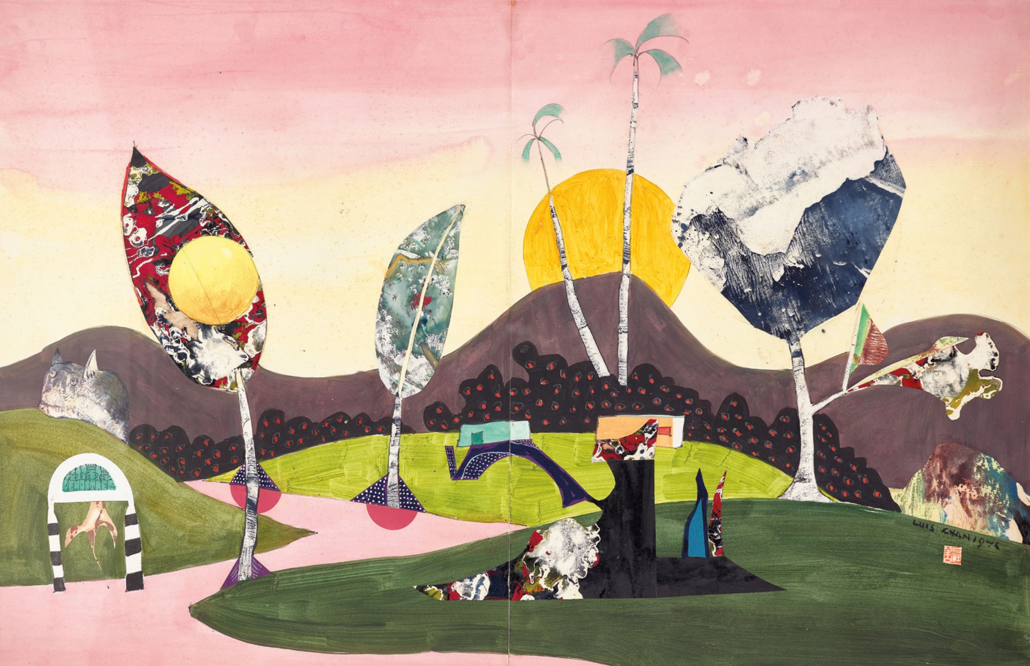 LUIS CHAN (CHEN FUSHAN, 1905-1995), In the Park | Christie's