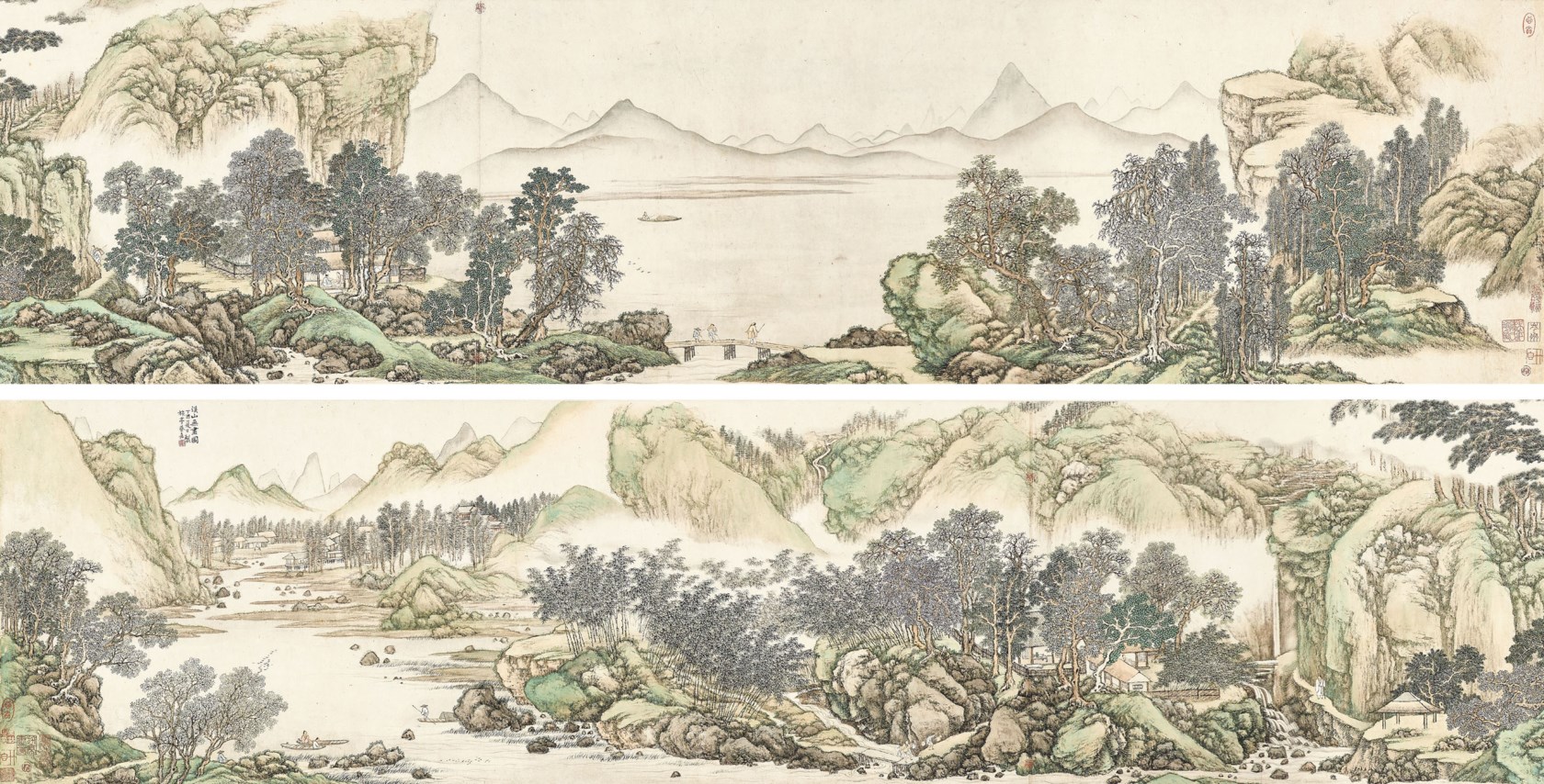 CAI JIA (1686-AFTER 1756), Mountains and Rivers Without End | Christie's