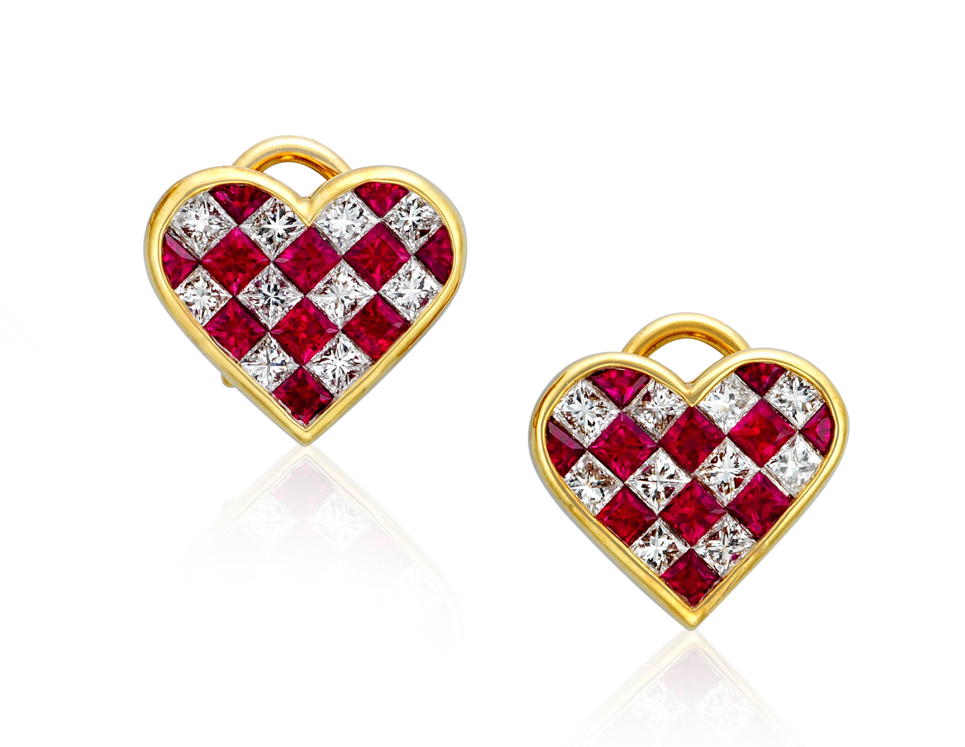 TIFFANY & CO. RUBY AND DIAMOND EARRINGS, | Christie’s