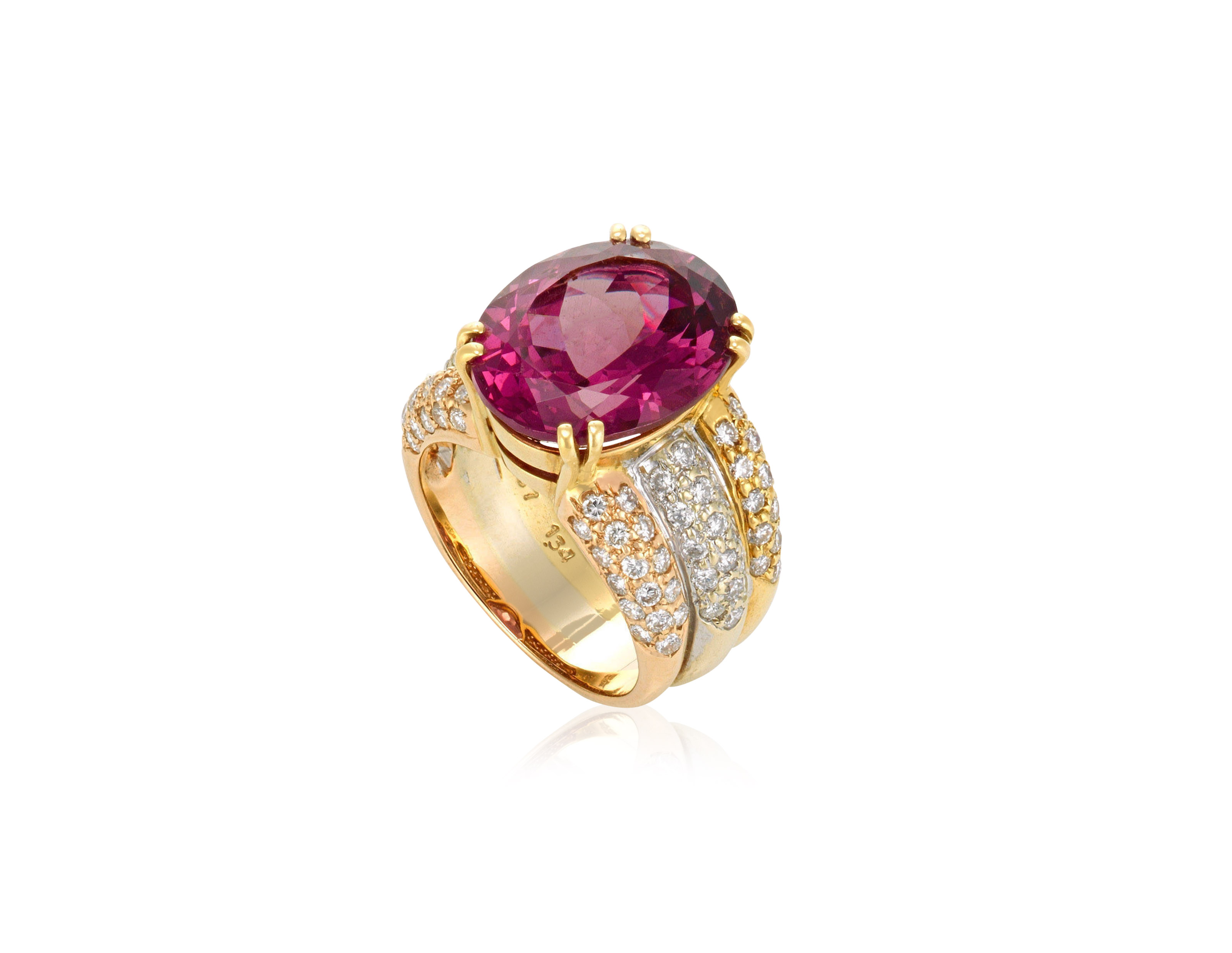 GARNET AND DIAMOND RING, | Christie’s