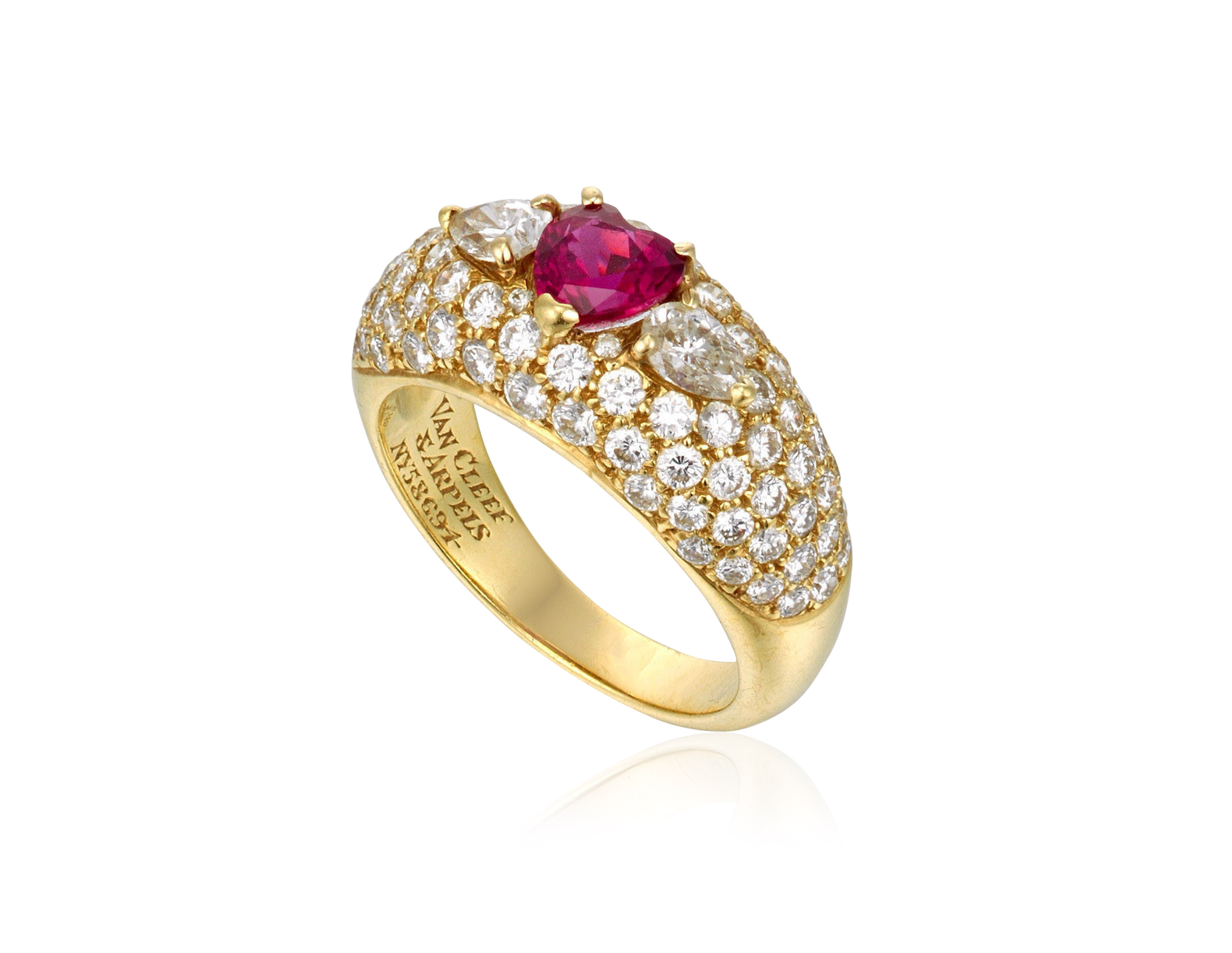VAN CLEEF & ARPELS RUBY AND DIAMOND RING, | Christie’s