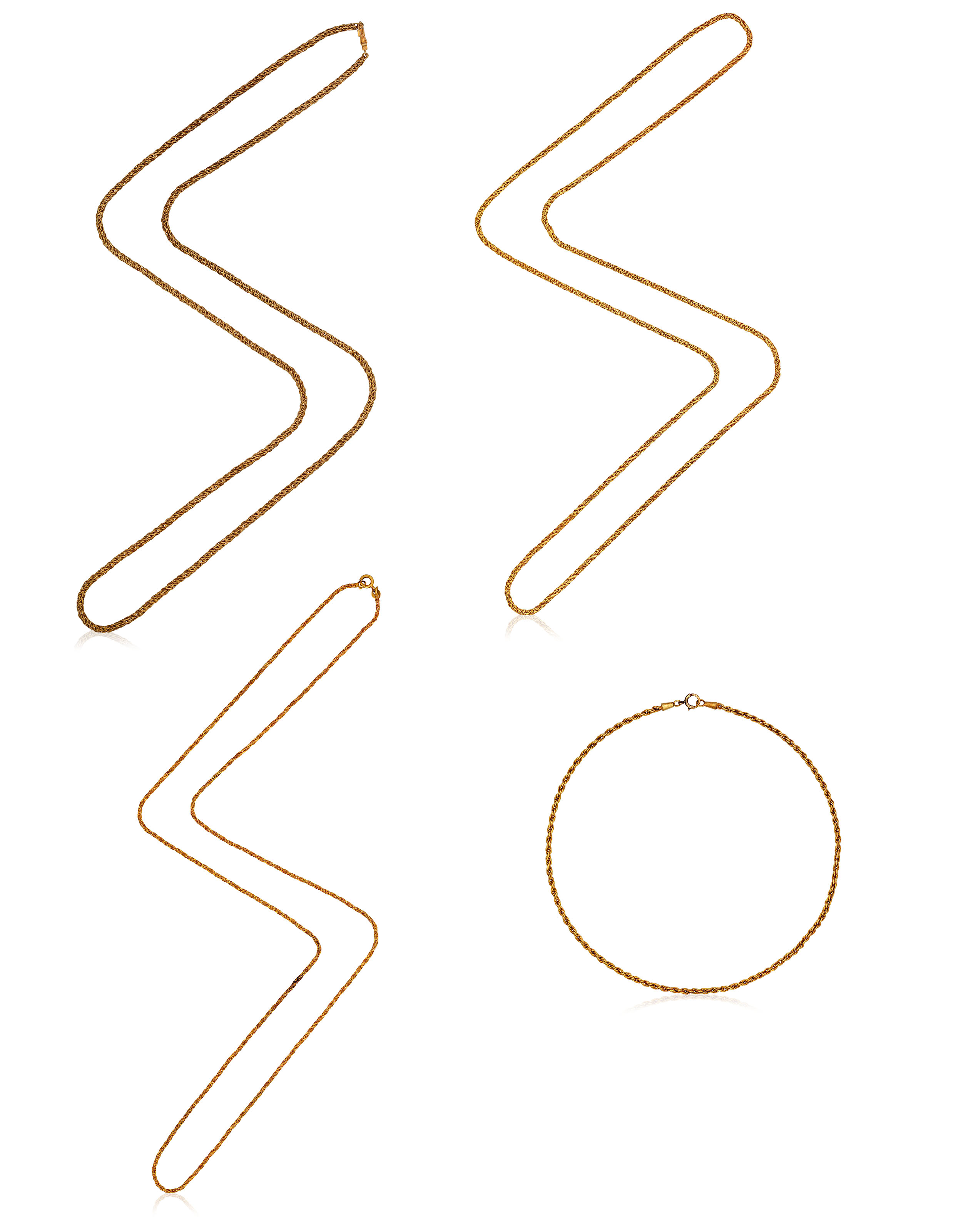 FOUR GOLD NECKLACES, | Christie’s