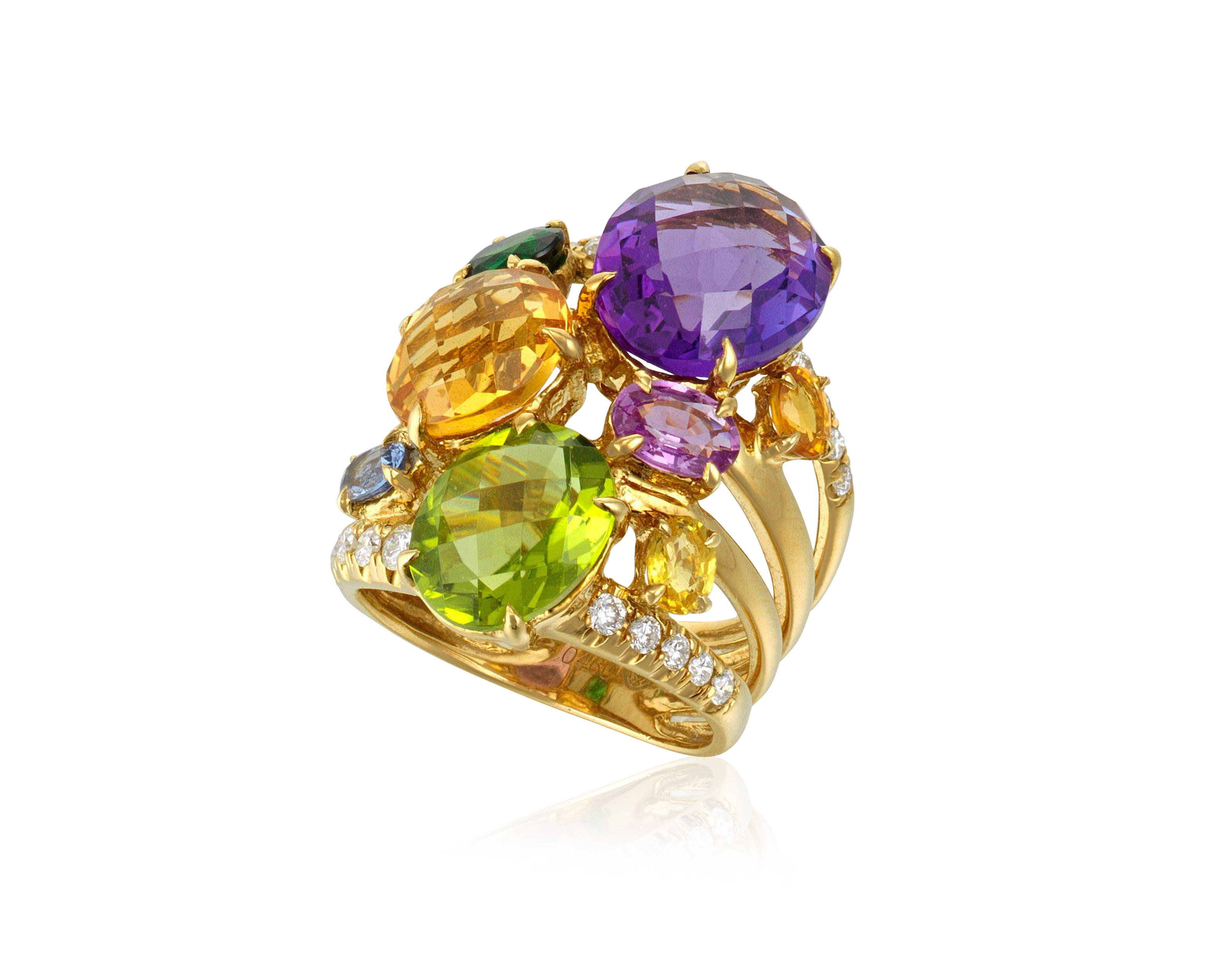 MULTI GEM RING, | Christie’s