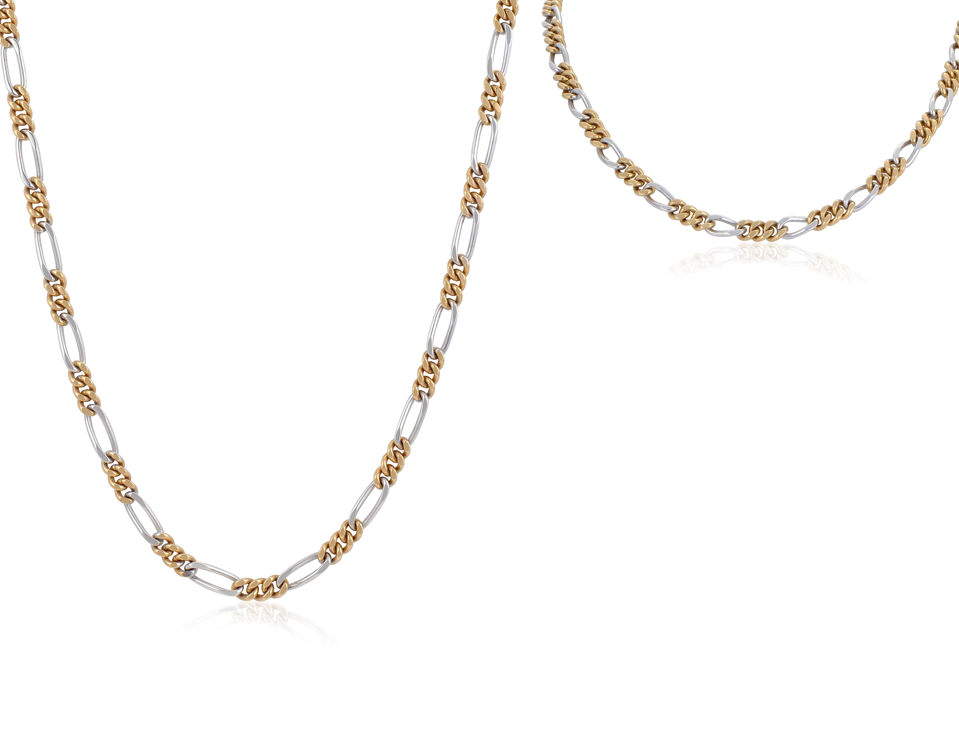 TWO GOLD CHAIN NECKLACES, | Christie’s