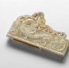 AN IMPORTANT SET OF THREE JADE ‘CHILONG’ SWORD FITTINGS AND A JADE ...