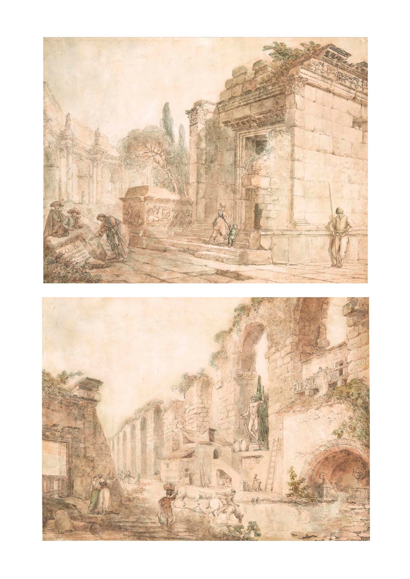 HUBERT ROBERT (PARIS 1733-1808)