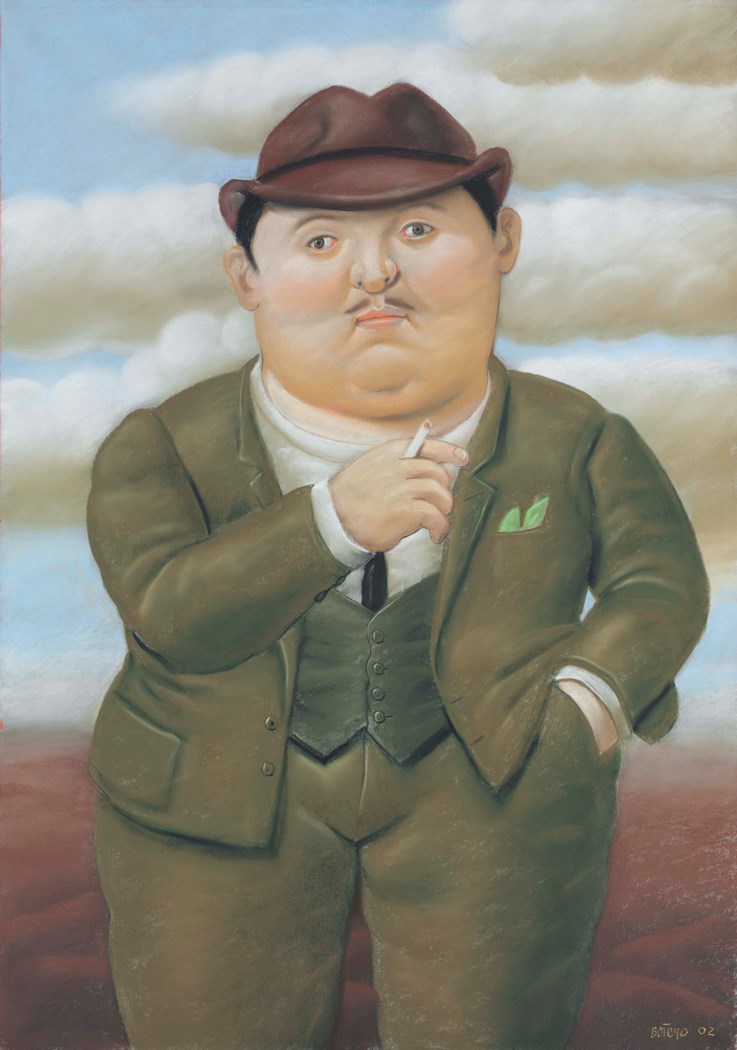Fernando Botero (b. 1932), Man Smoking | Christie's