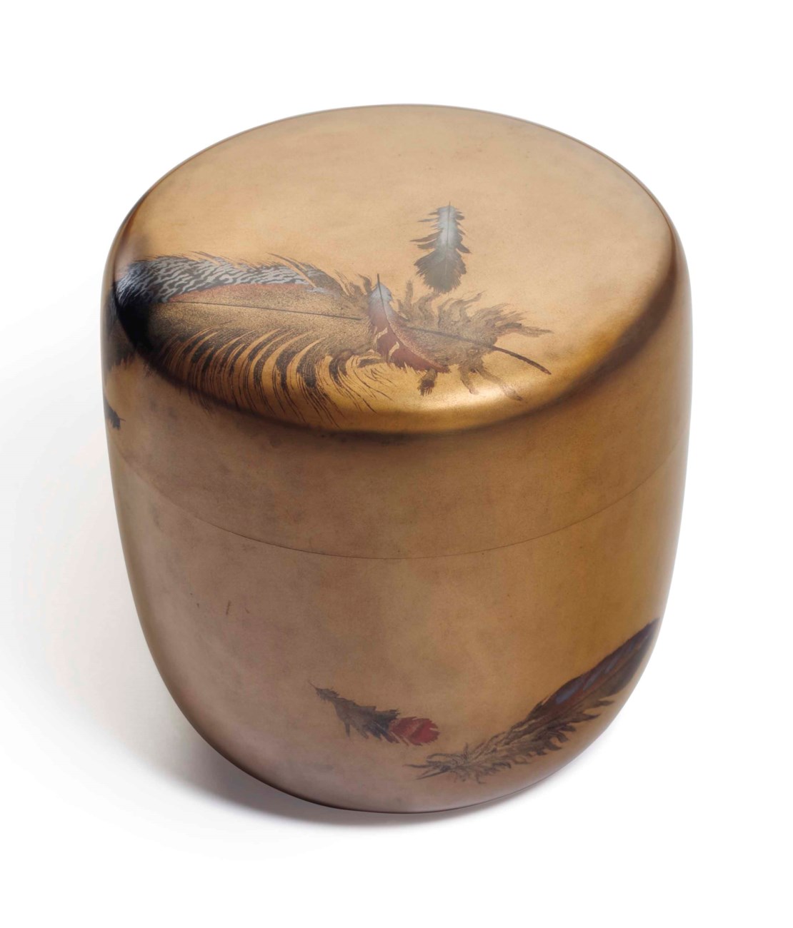 A lacquer tea caddy, Taisho period (early 20th century), signed and ...