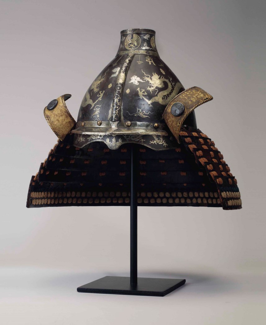 A gold and silver inlaid iron helmet, Joseon Dynasty (17th - 18th ...