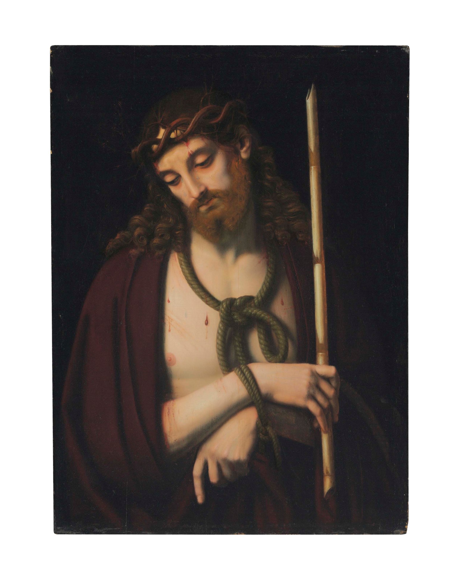 Studio of Andrea Solario (Milan c. 1465-1524), Ecce Homo | Christie's