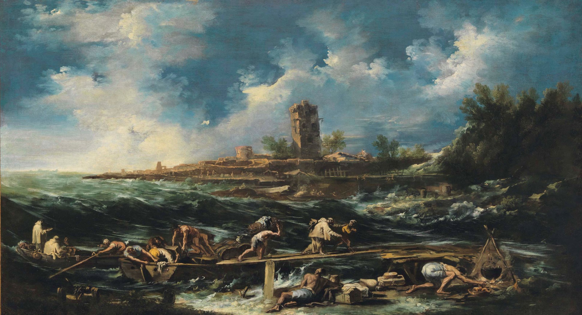 Antonio Francesco Peruzzini (Ancona 1643/6-1724 Milan), Castaways ...