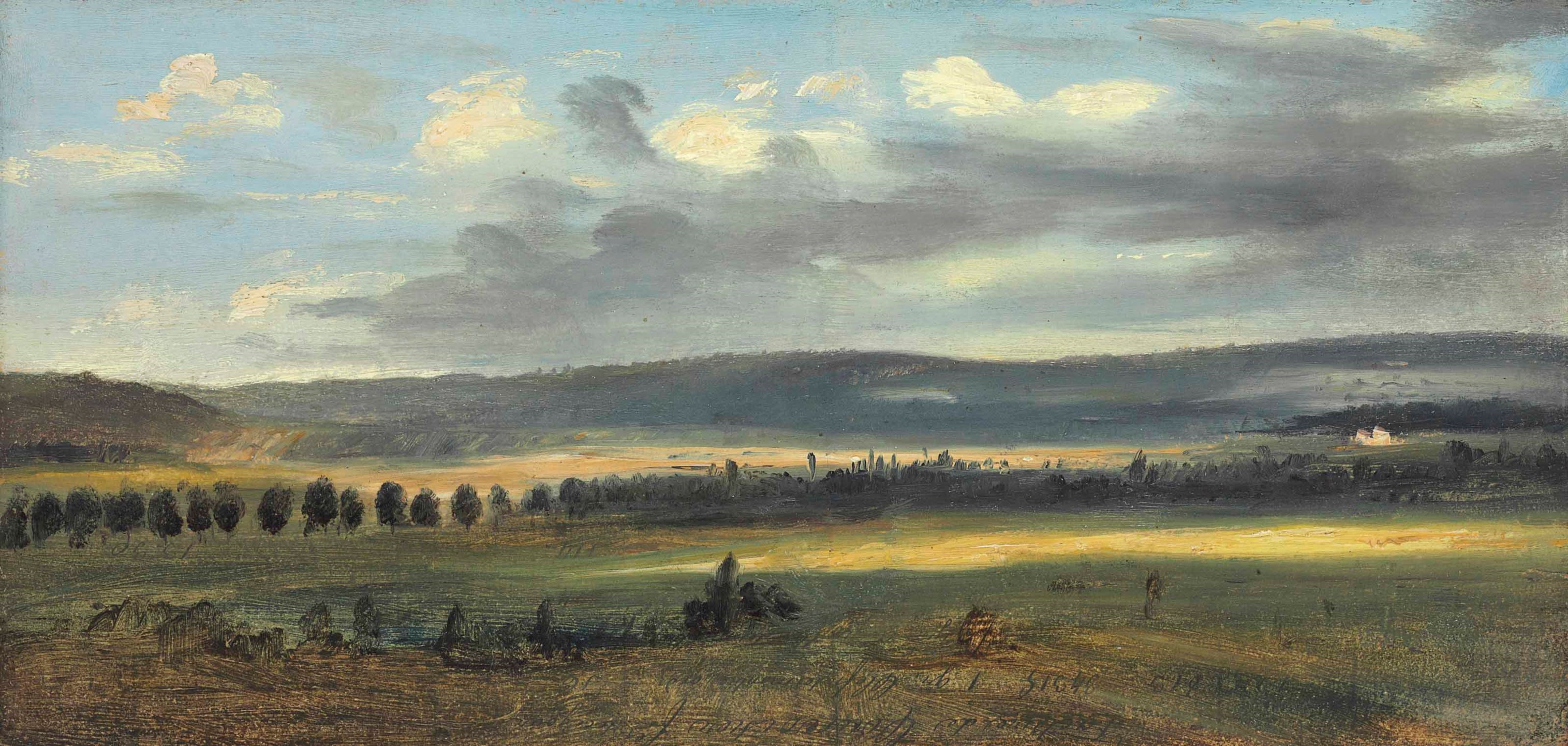 Théodore Rousseau (French, 1812-1867), Paysage panoramique | Christie's