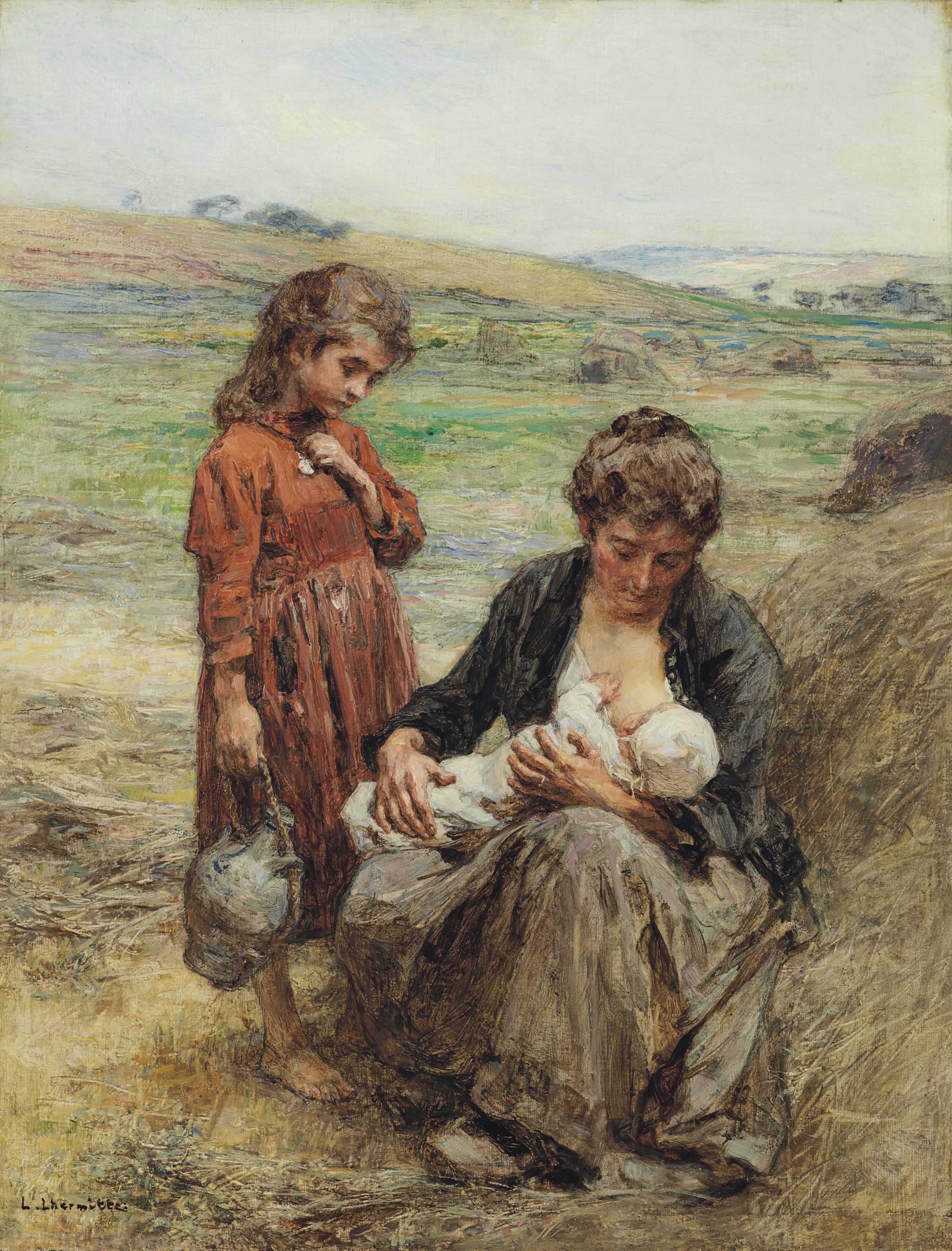 Léon Augustin Lhermitte (French, 1844-1925) - auctions & price archive