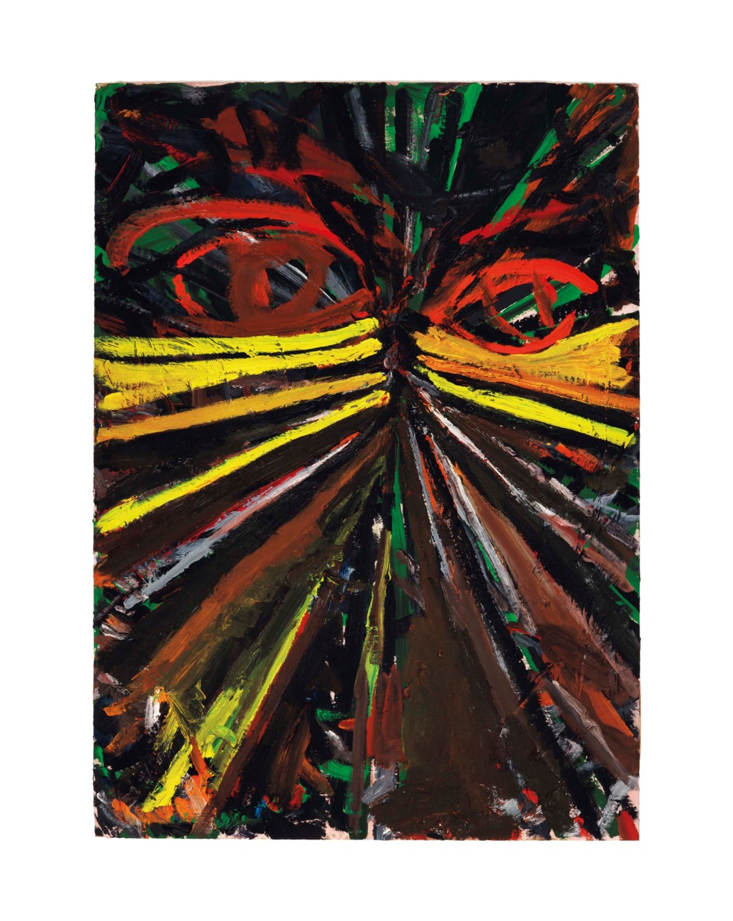 Mark Grotjahn (b. 1968), Untitled (Butterfly Face) | Christie's