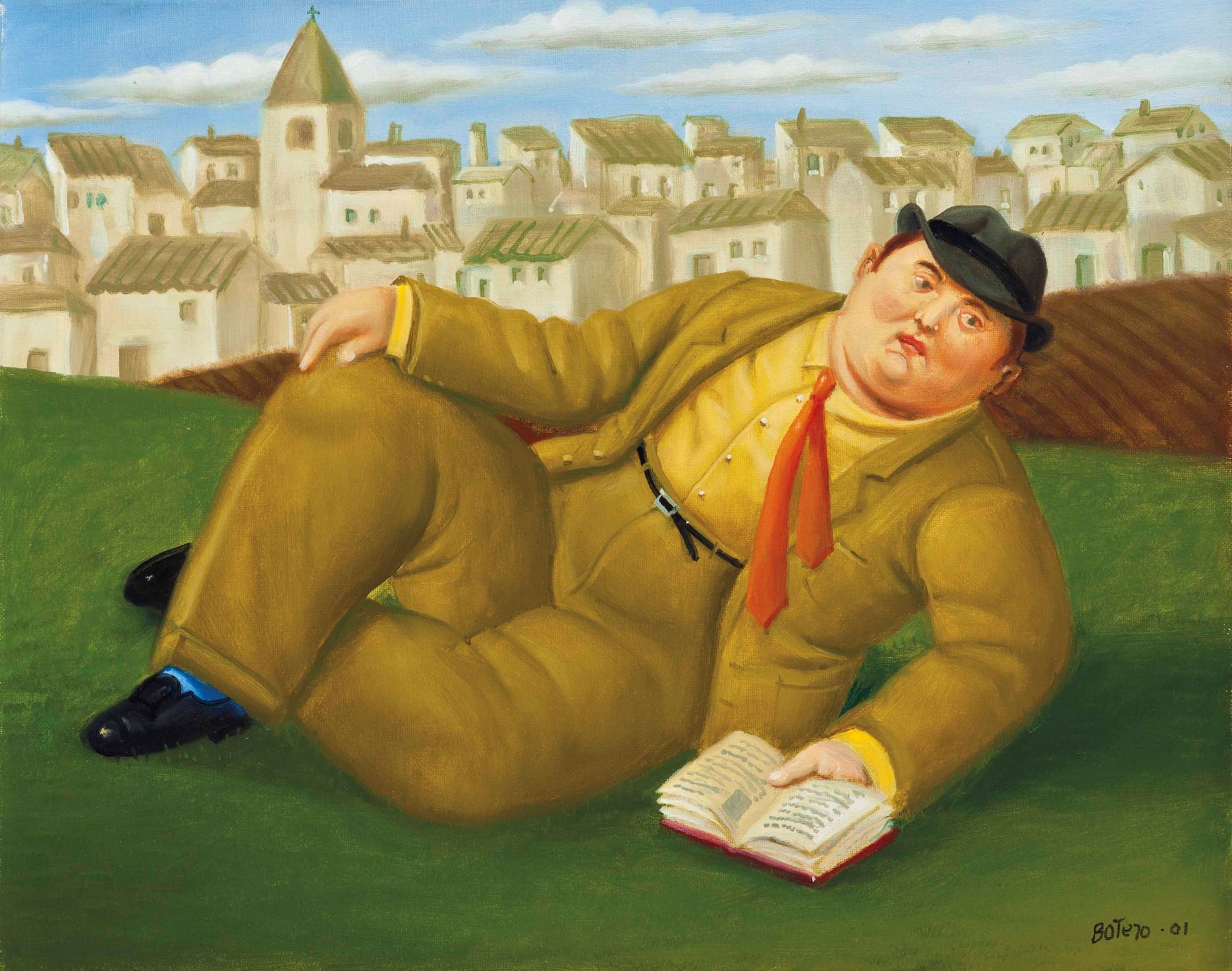Fernando Botero (b. 1932), Man with a Book | Christie's