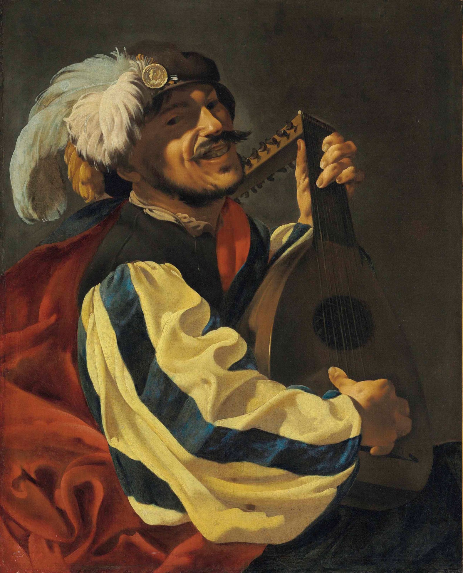 Hendrick ter Brugghen and Studio (The Hague 1588-1629 Utrecht), A man ...