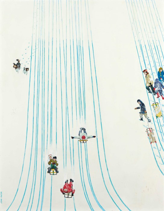 John Philip Falter (1910-1982), Swell Ride Down | Christie's