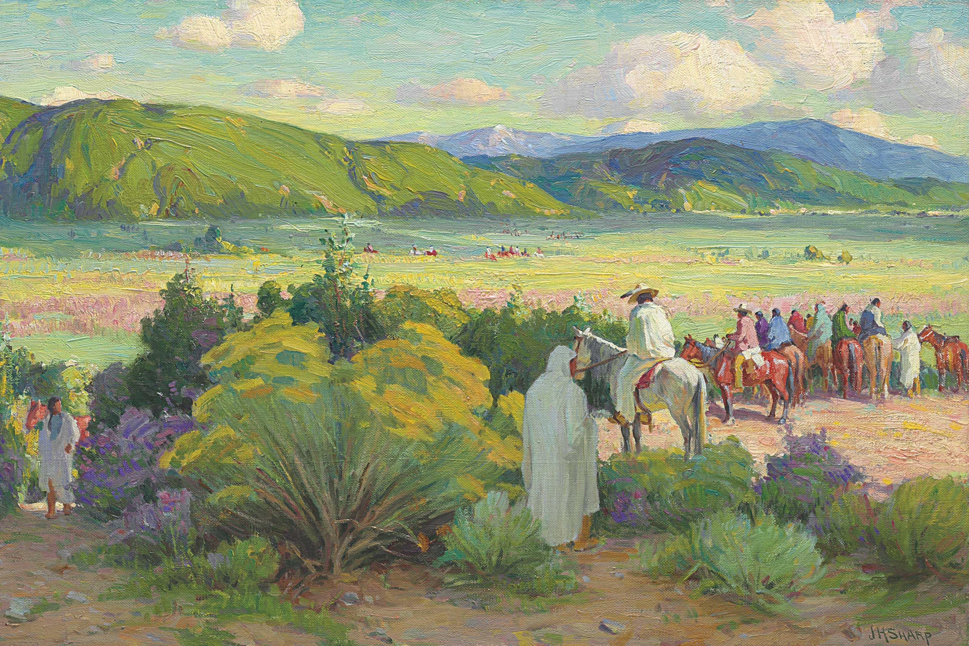 Joseph Henry Sharp: upcoming auctions, appraisal insights and free art ...