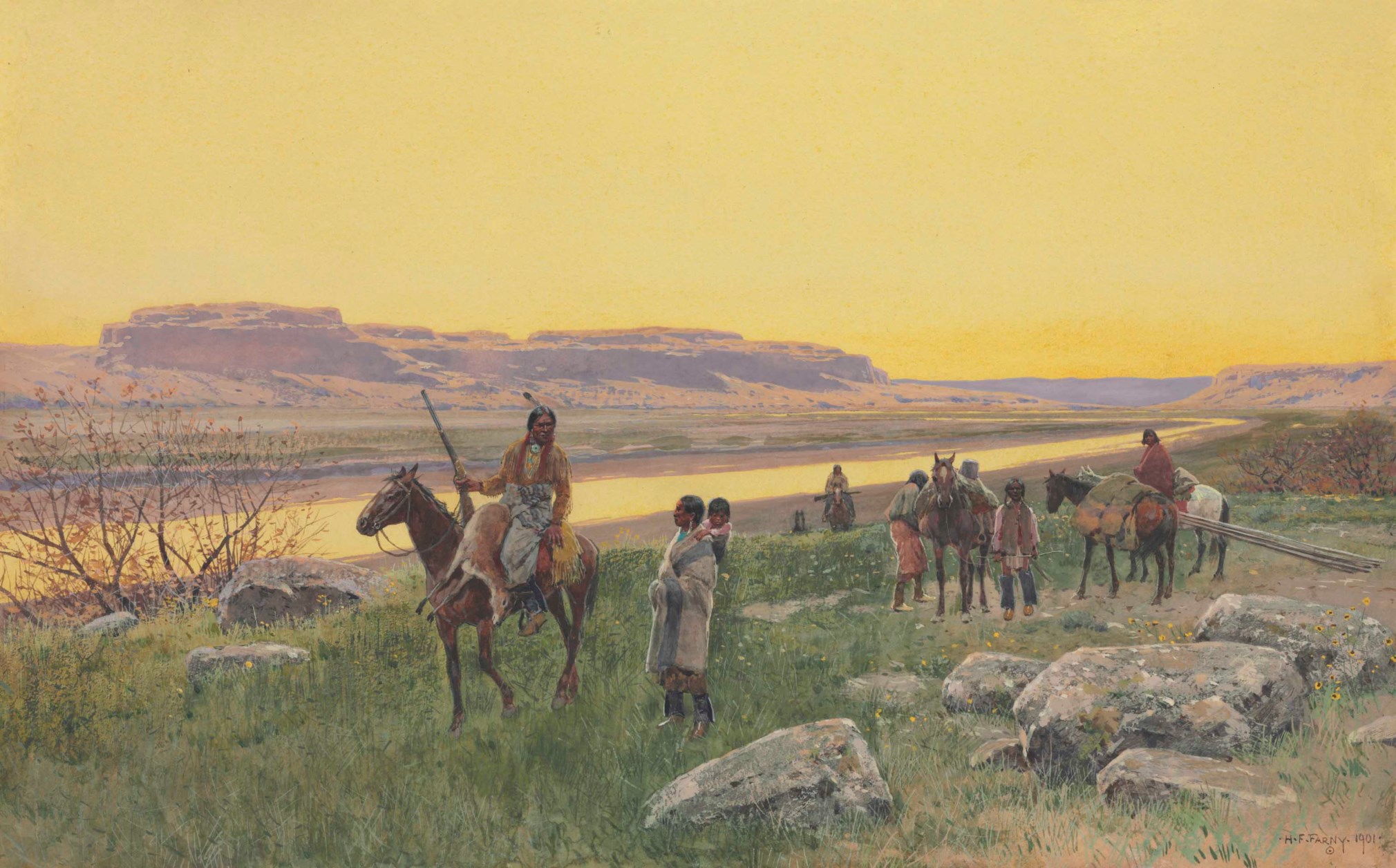 Henry F. Farny (1847-1916), Pastures New | Christie's