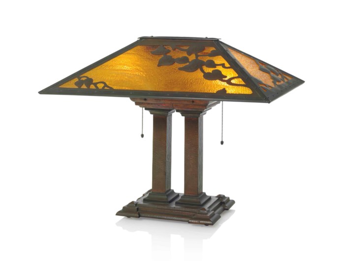 CHARLES P. LIMBERT (1854-1923), A TABLE LAMP, CIRCA 1910 | Christie's