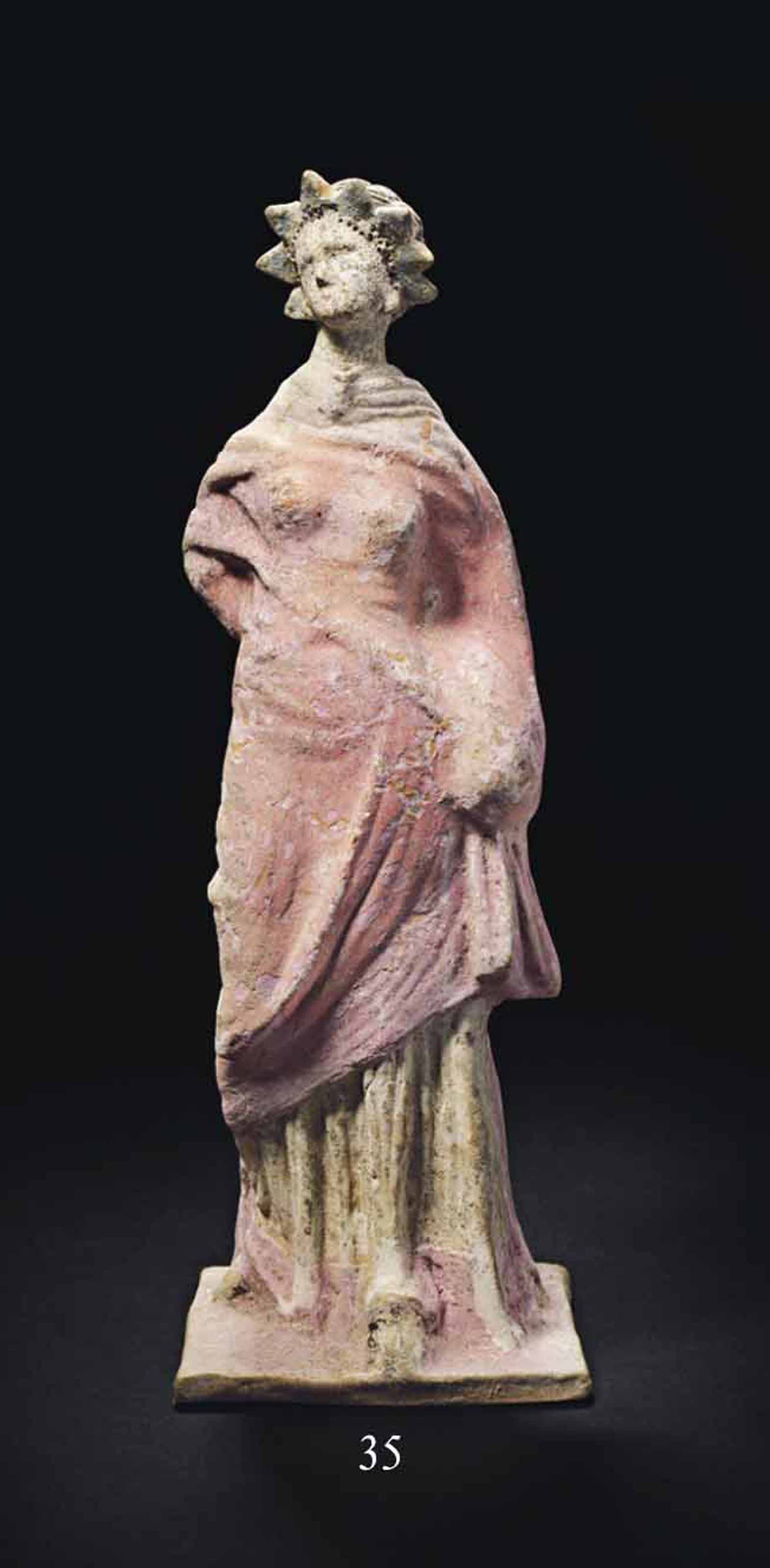 AN APULIAN RED-FIGURED AMPHORA, ATTRIBUTED TO THE BALTIMORE PAINTER ...