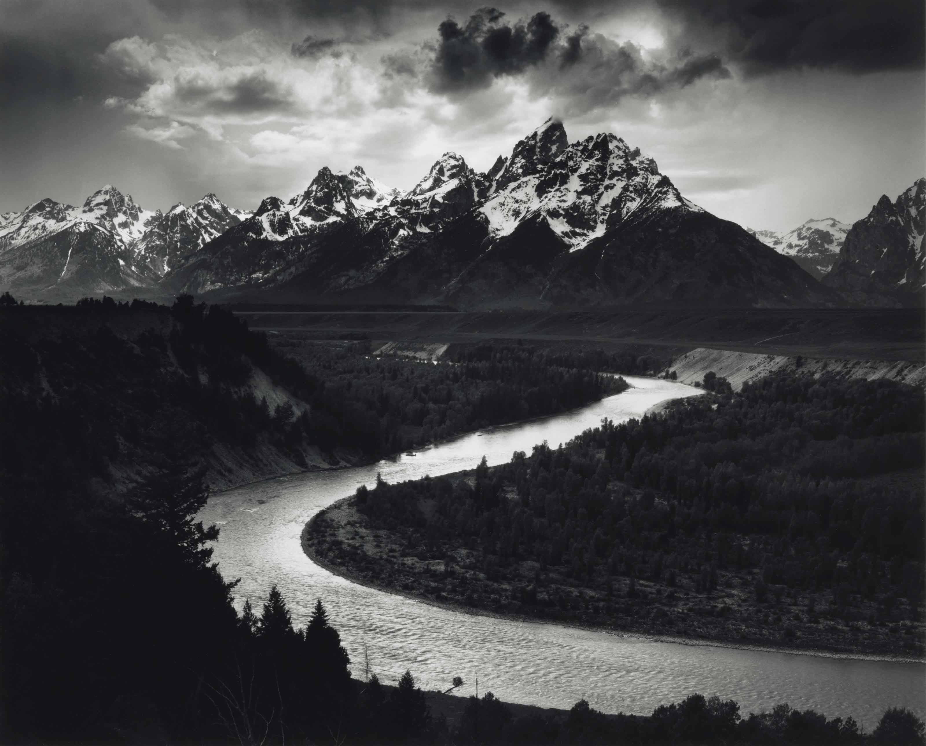 Ansel Adams (1902–1984) , The Tetons and the Snake River, Grand Teton ...