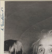 , EINSTEIN, Albert (1879-1955). – SASSE, Arthur (1908-1975). Photograph ...
