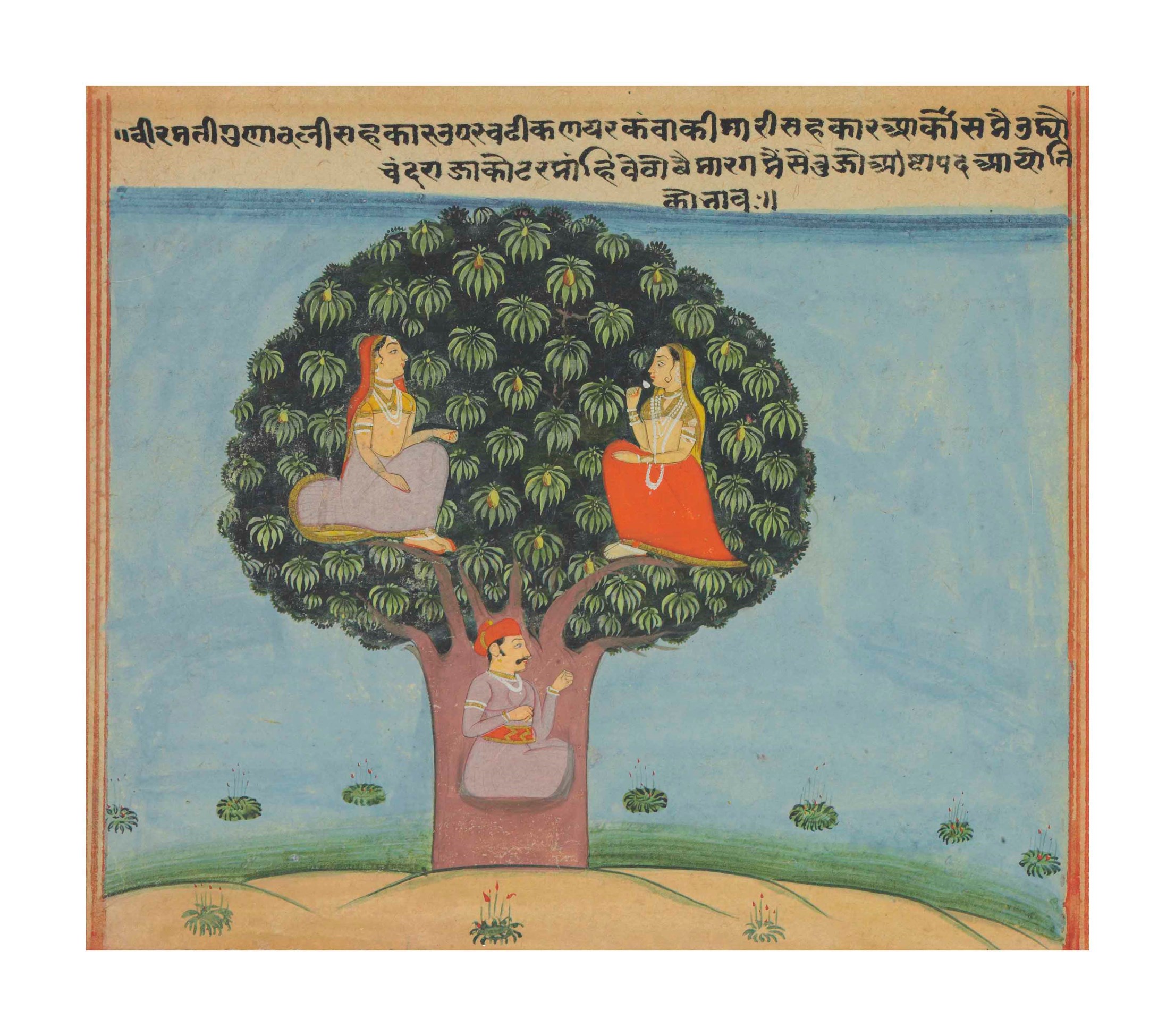 An Illustration from Chandra Raja No Raas