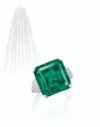 THE ROCKEFELLER EMERALDA RARE AND HISTORIC EMERALD AND DIAMOND RING, BY ...