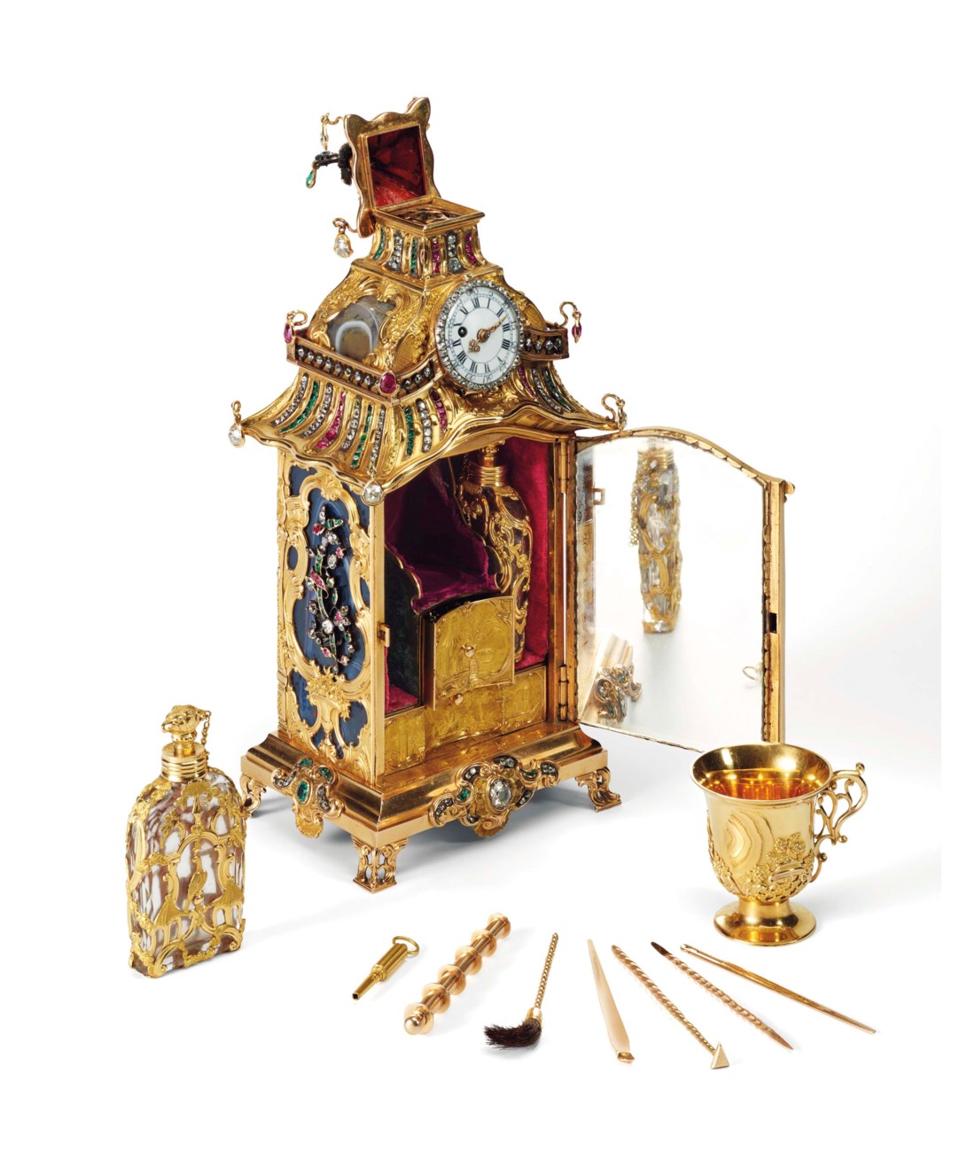 From the Collection of J E Safra THE ROTHSCHILD CHINOISERIE NECESSAIRE ...