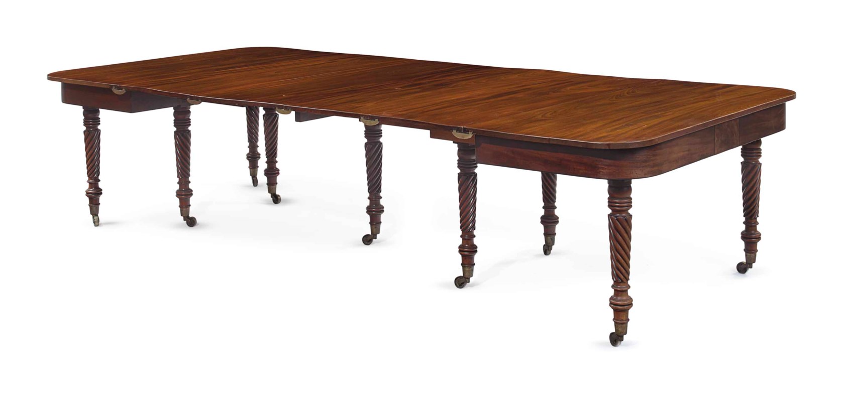 A LATE-REGENCY MAHOGANY EXTENDING DINING TABLE, CIRCA 1820 | Christie's