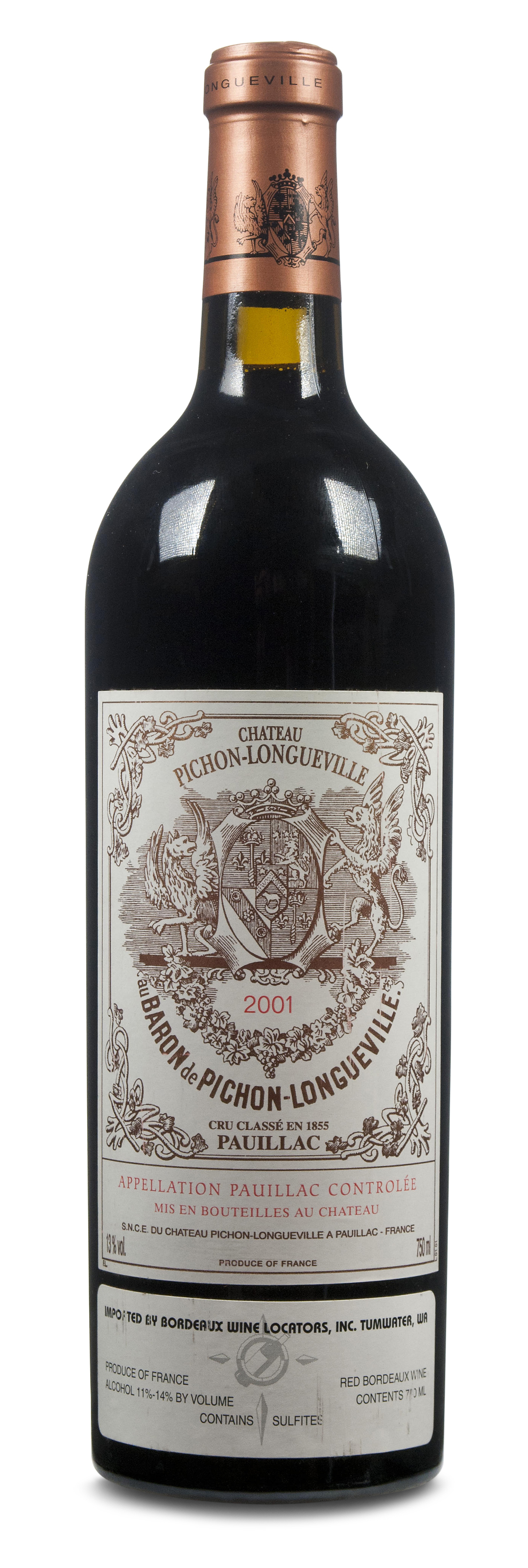 Château Pichon-Longueville, Baron 1998, 1999, and 2001, Pauillac, 2ème ...