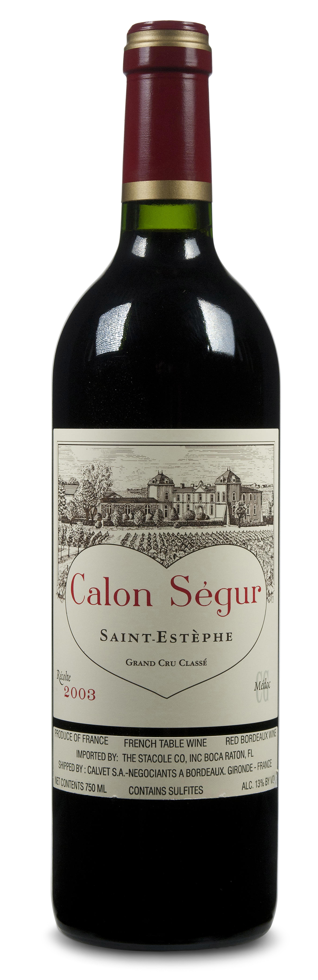 Château Calon-Ségur 2003, Saint-Estéphe, 3ème cru classé | Christie’s