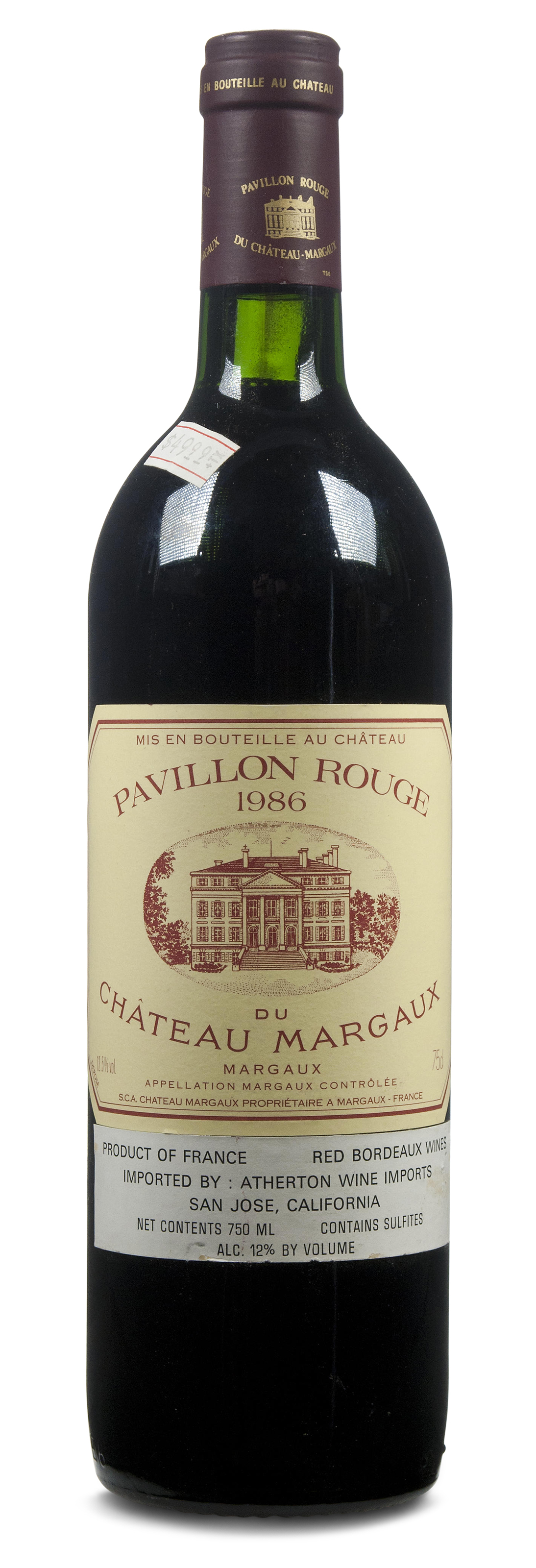 Pavillon Rouge du Château Margaux 1986, 1989, 1990 and Clos du Marquis ...