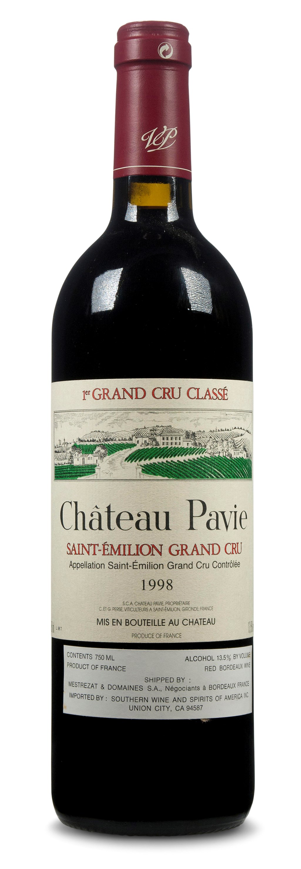 Château Pavie 1998, Saint-Emilion, 1er grand cru classé (A) | Christie’s