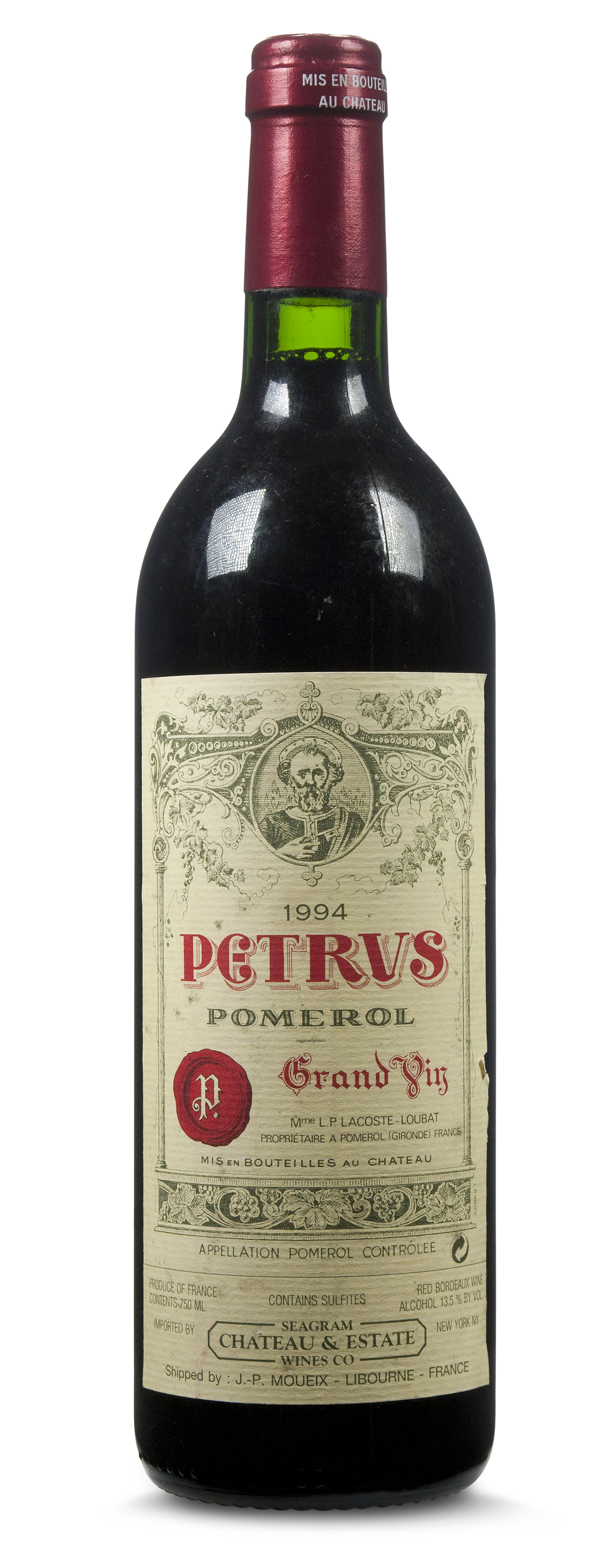 Petrus 1994, Pomerol, cru exceptionnel Christie’s Petrus 1994
