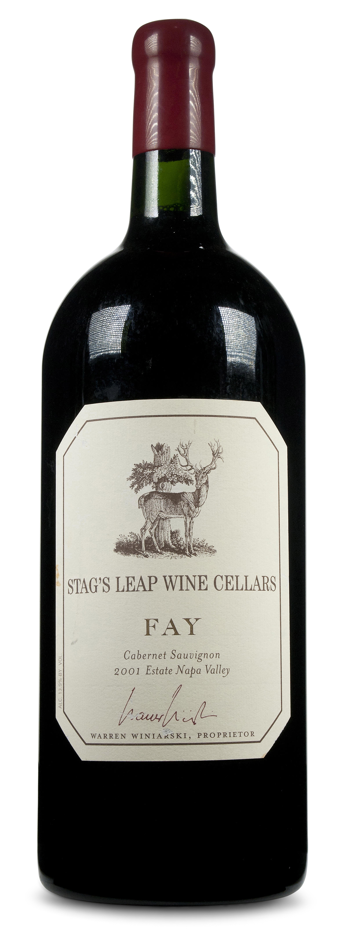 Stag's Leap Wine Cellars, Fay Vineyard, Cabernet Sauvignon 2001, Napa ...