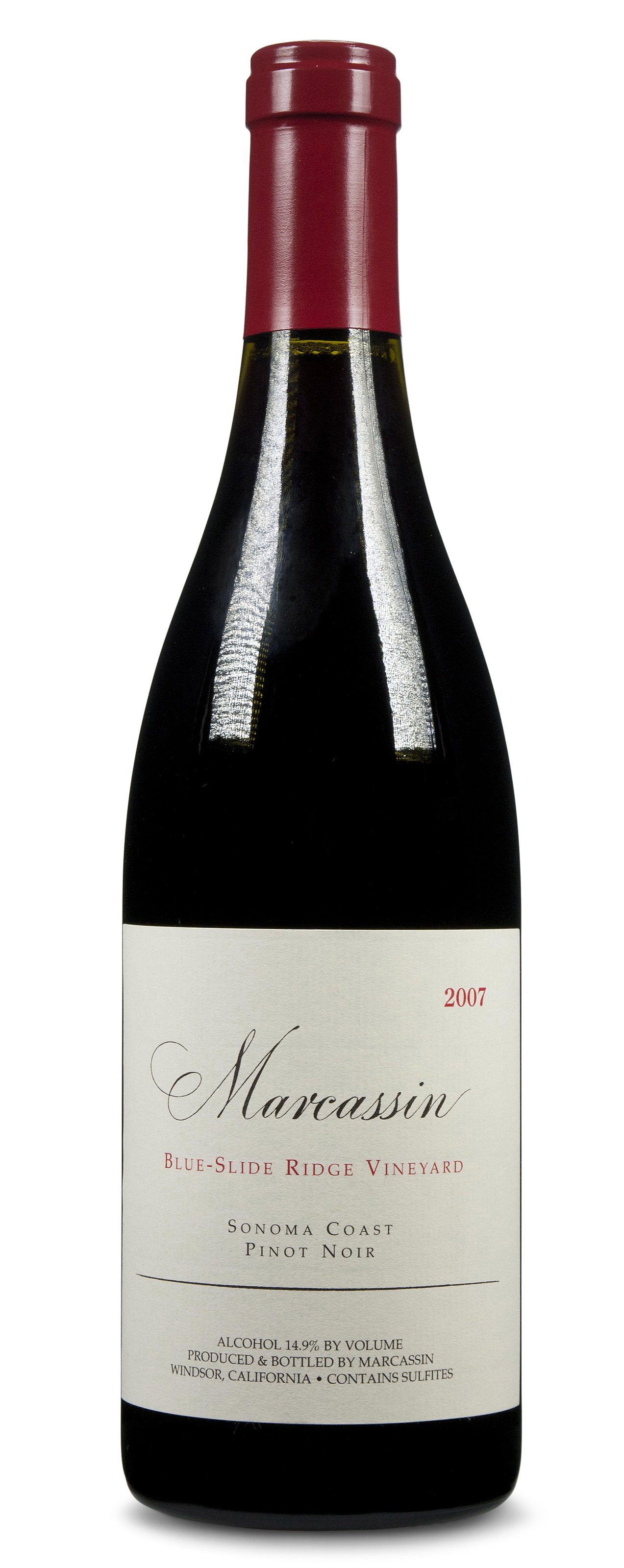 Marcassin, Blue Slide Ridge, Pinot Noir 2006, 2007, and 2009, Sonoma ...