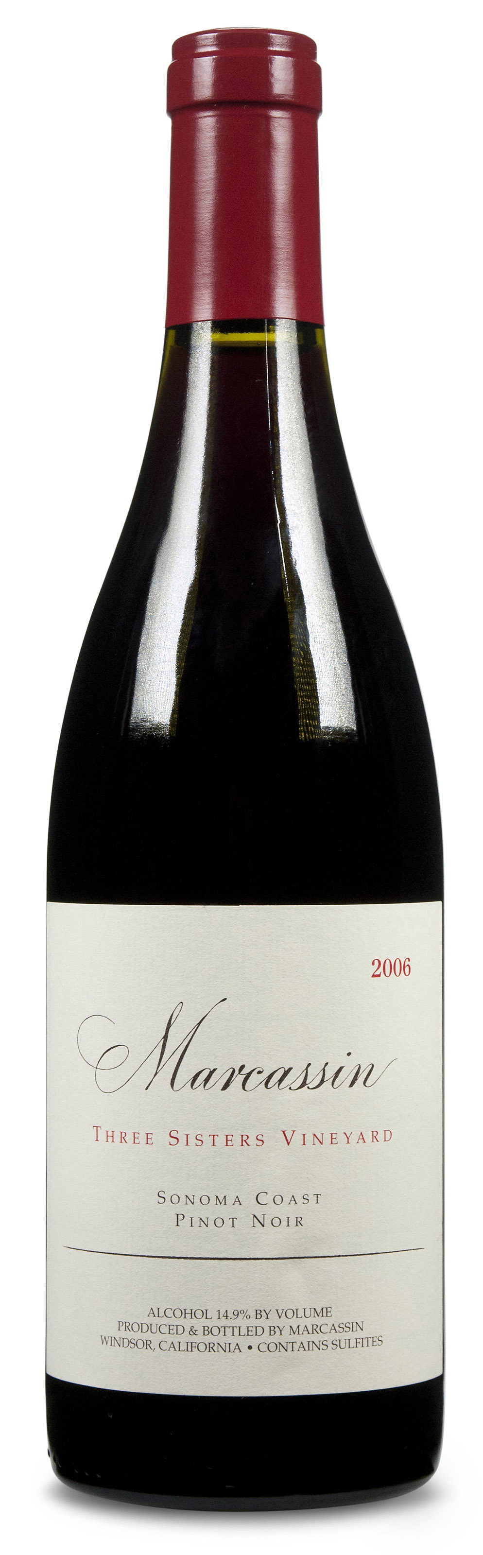 Marcassin, Three Sisters Vineyard, Pinot Noir 2006, 2007, and 2009 ...