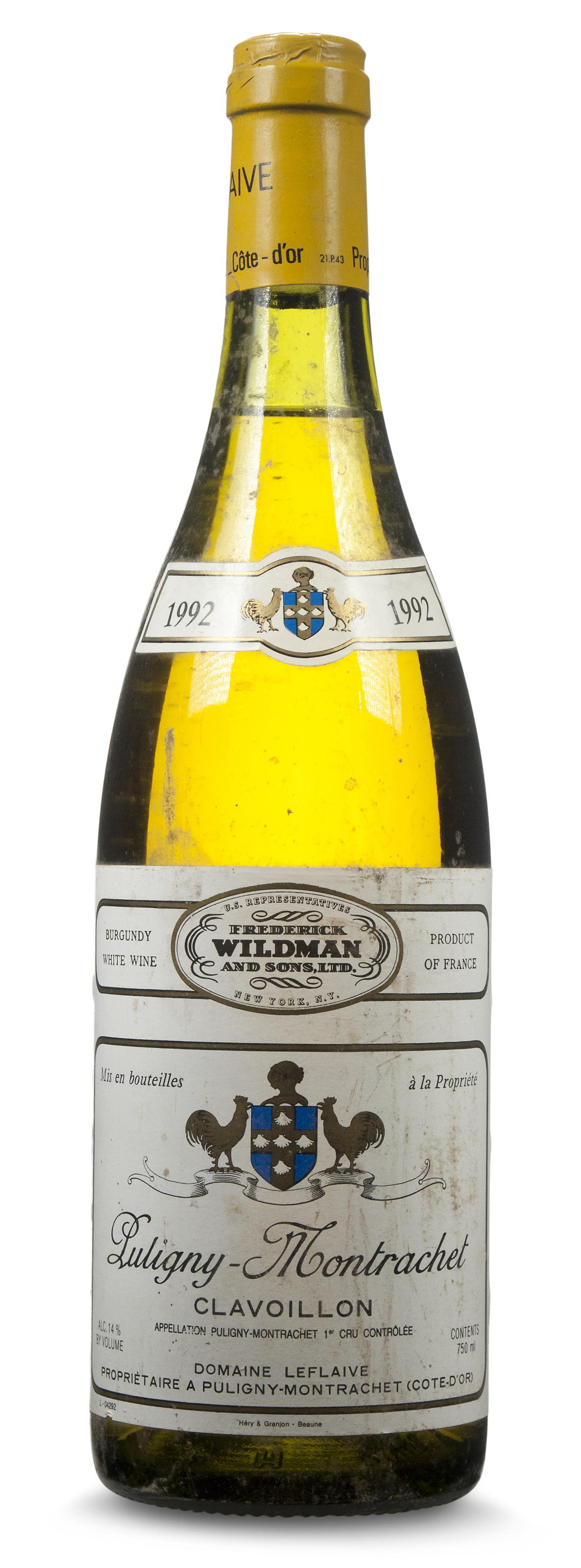 Domaine Leflaive, Puligny-Montrachet, Le Clavoillon 1990-1992, 1995 ...
