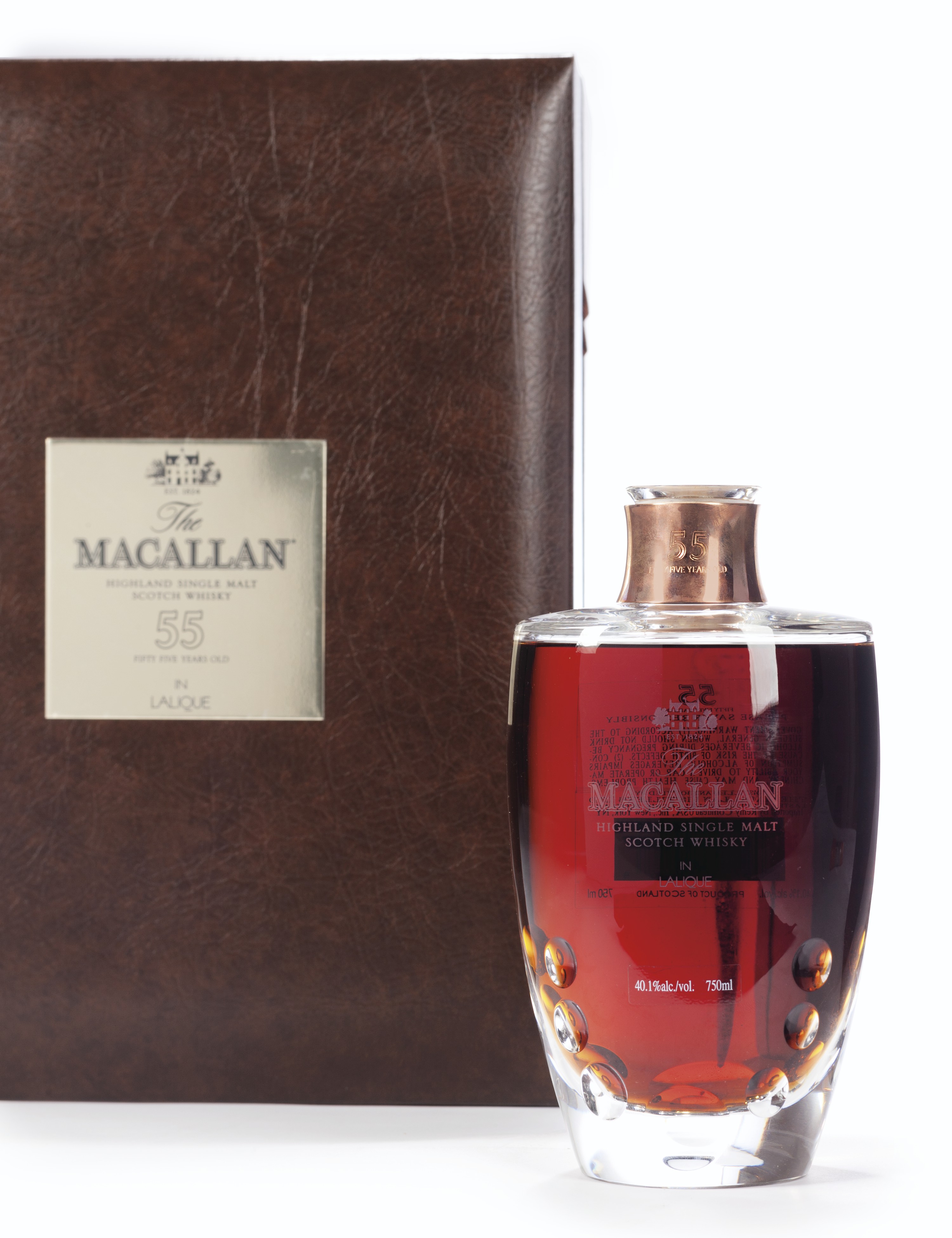 The Macallan, Lalique 55 Year Old - auctions & price archive