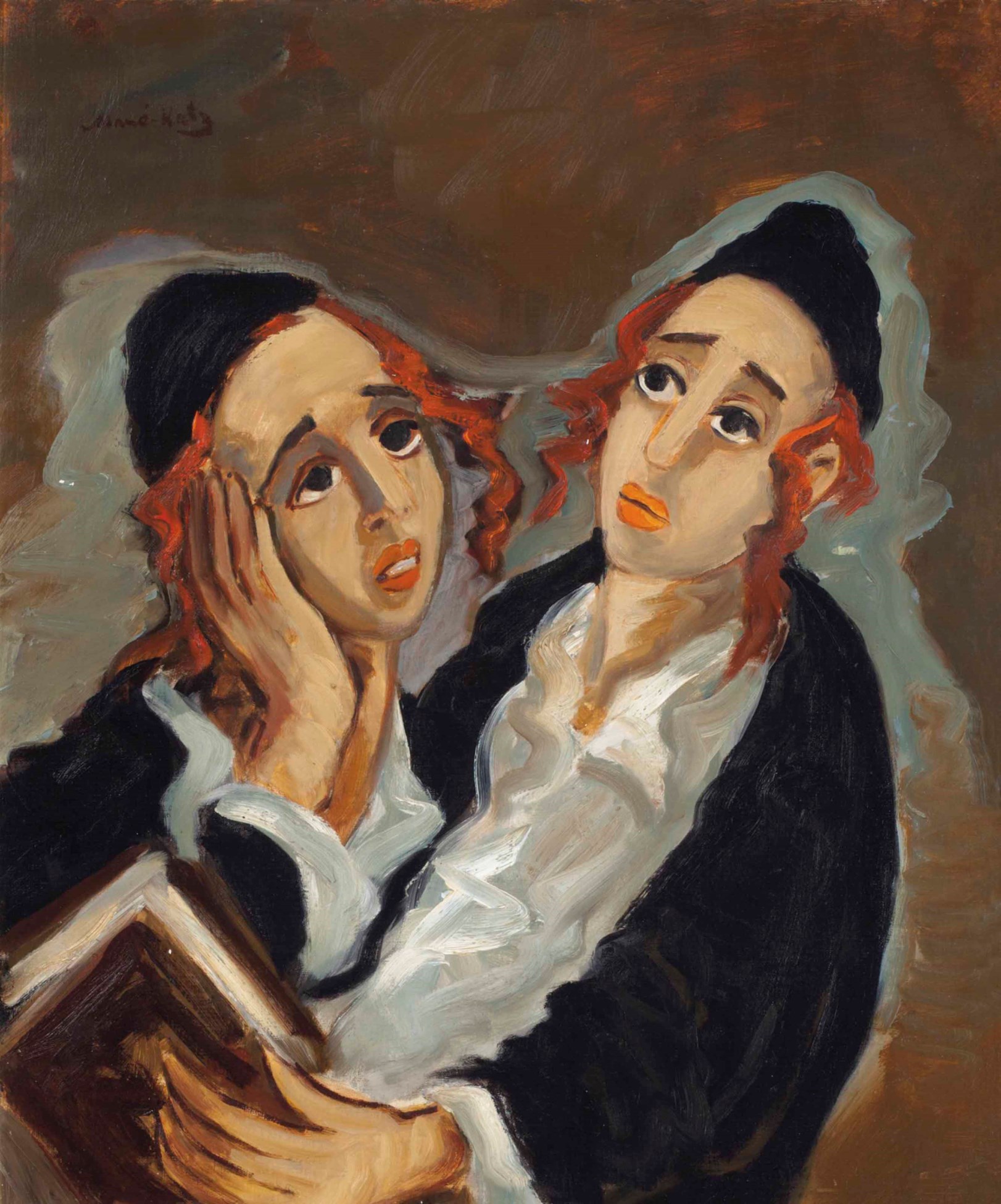 Mané-Katz (French/Ukranian, 1894-1962), The Young Rabbis | Christie's