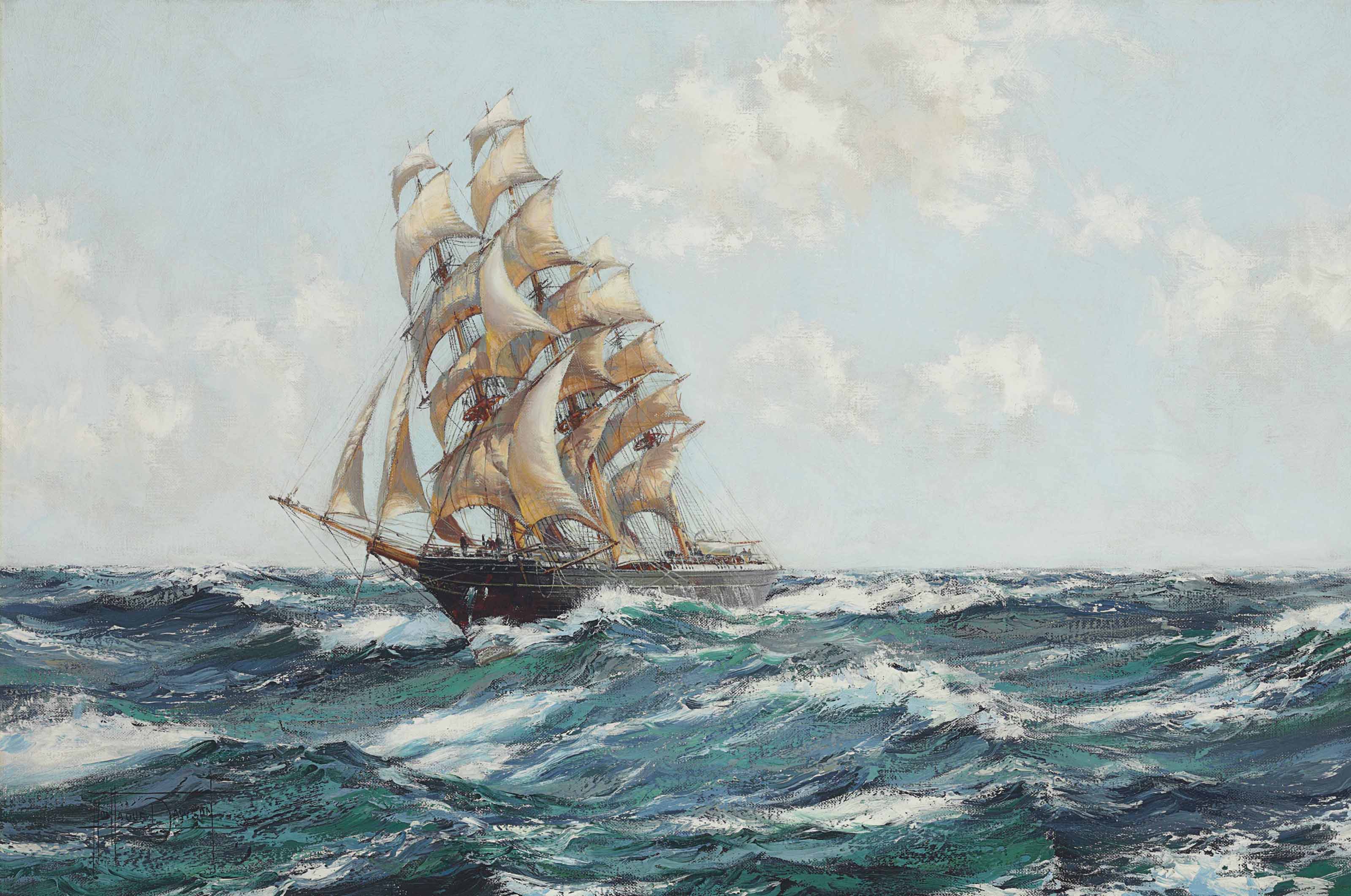 Montague Dawson, F.R.S.A., R.S.M.A. (British, 1895-1973)