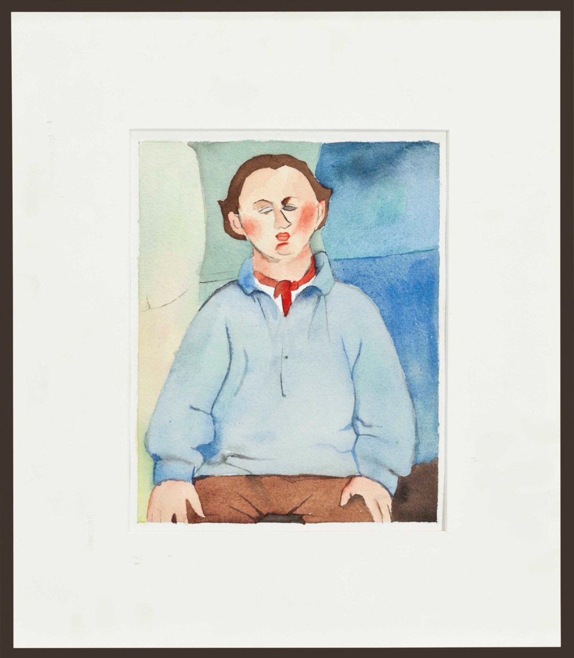 Sherrie Levine (b. 1947), After Modigliani (Portrait of Myeschanioff ...