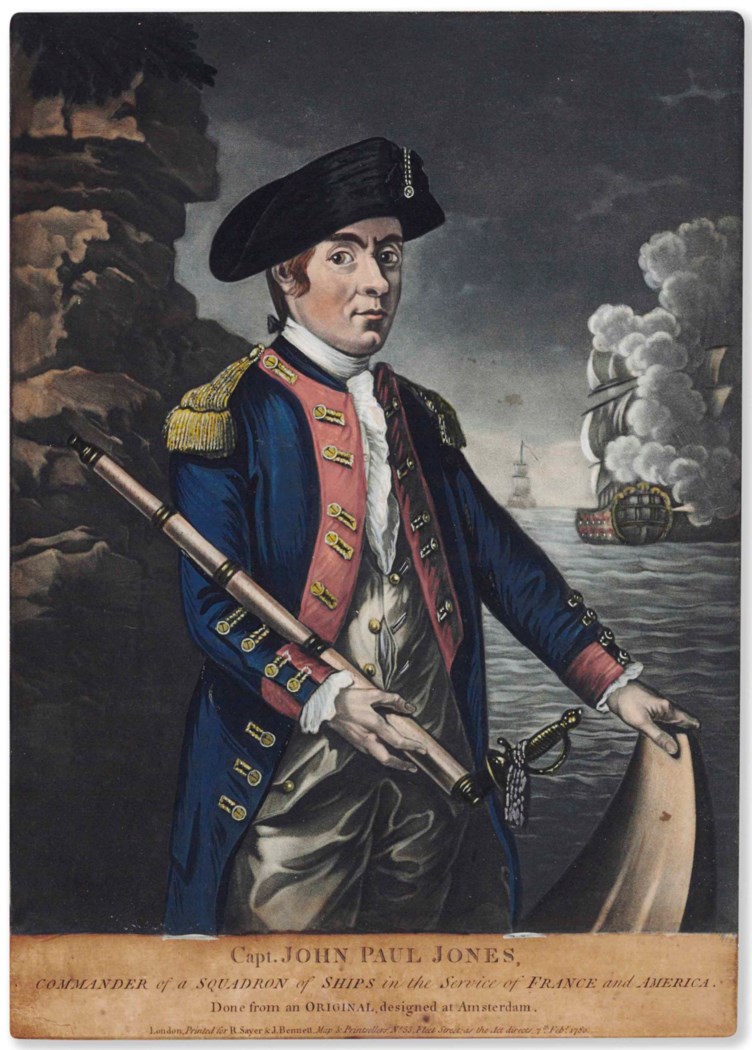 AMERICAN REVOLUTION – ANONYMOUS. Capt. John Paul Jones. Commander of a ...