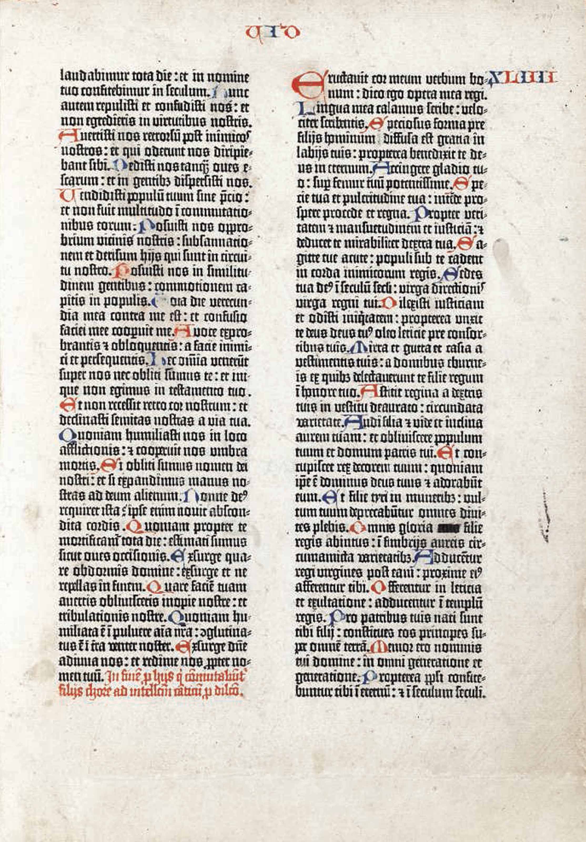GUTENBERG, Johann. – BIBLIA LATINA. [Mainz: Johann Gutenberg and Johann ...