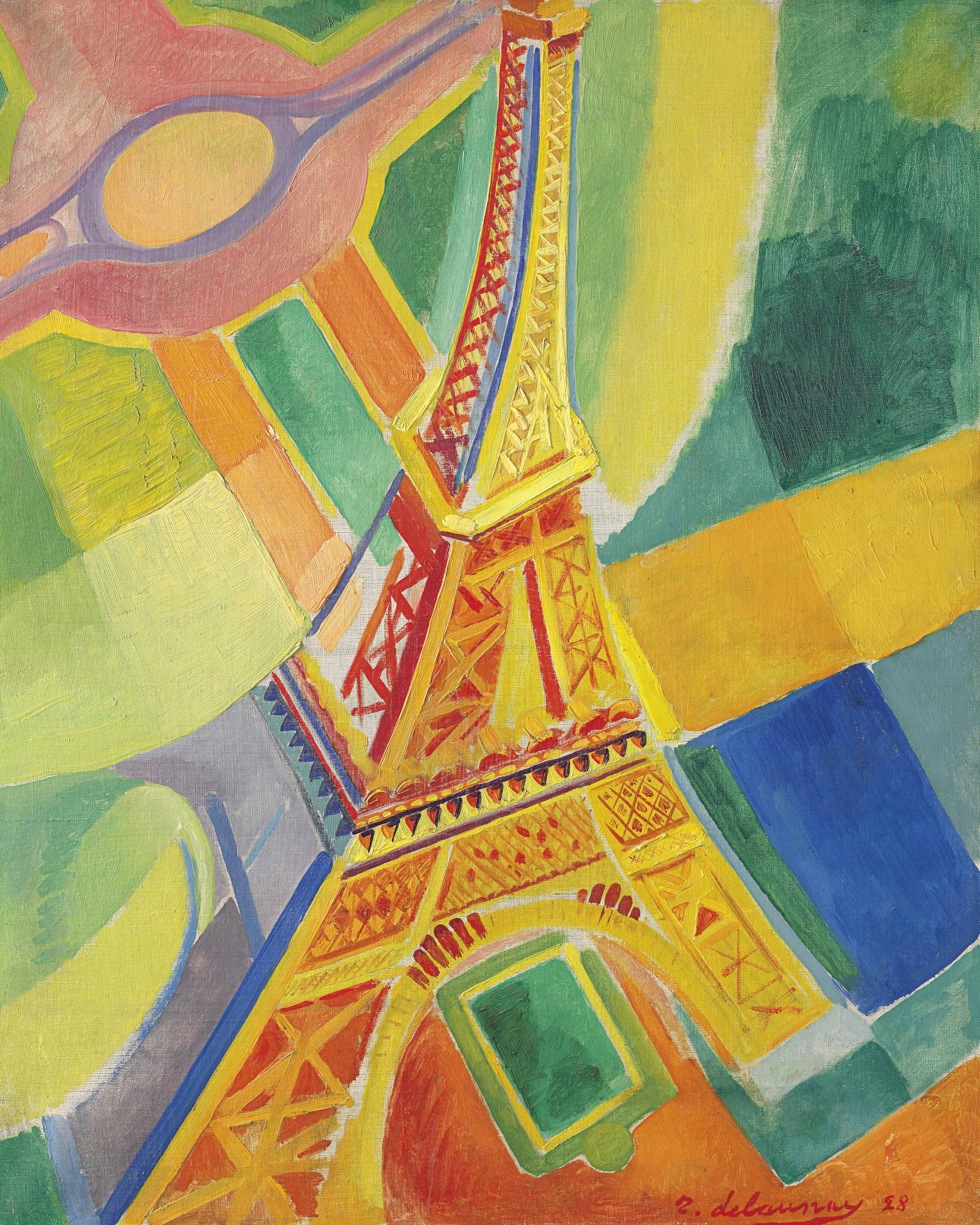 Robert Delaunay Eiffel Tower 1911