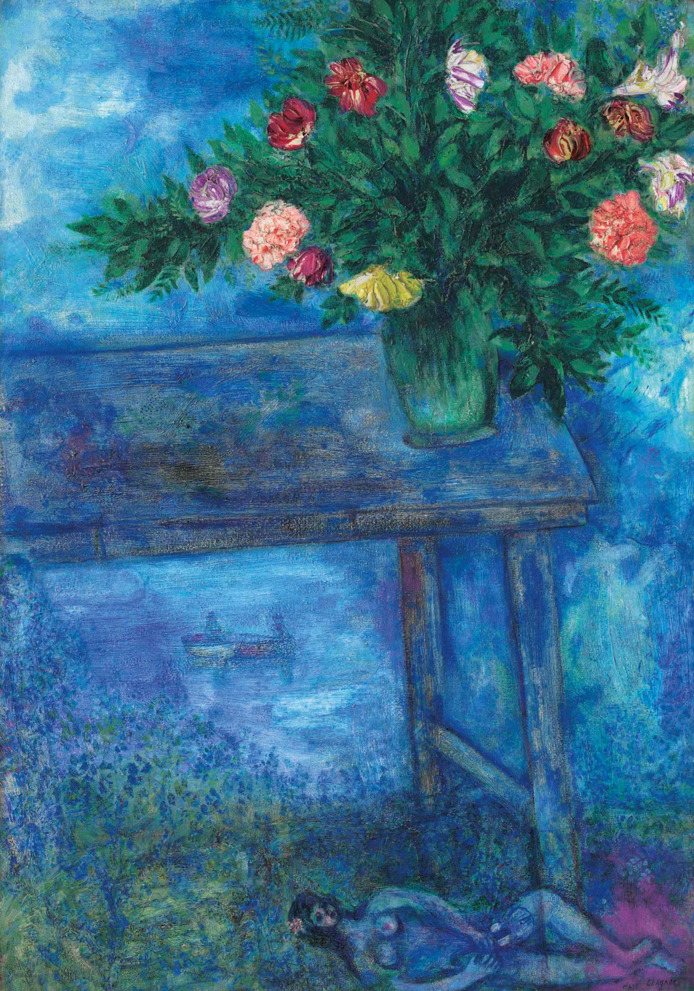 Marc Chagall (1887-1985), Nu sous la table | Christie's