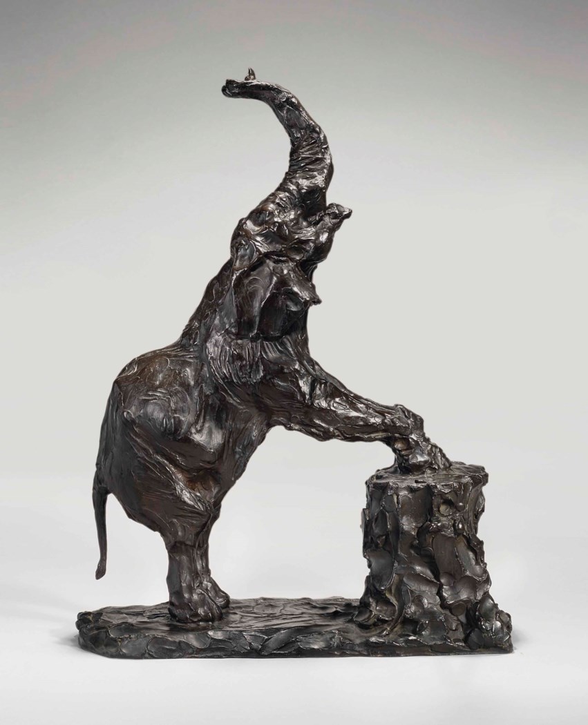 Rembrandt Bugatti (1884-1916), Le grand éléphant du Muséum "Rachel ...