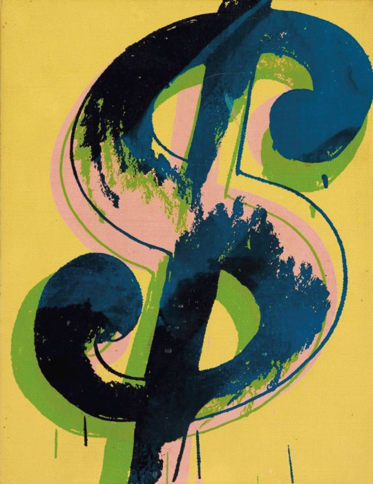 Andy Warhol (1928-1987), Dollar Sign | Christie's